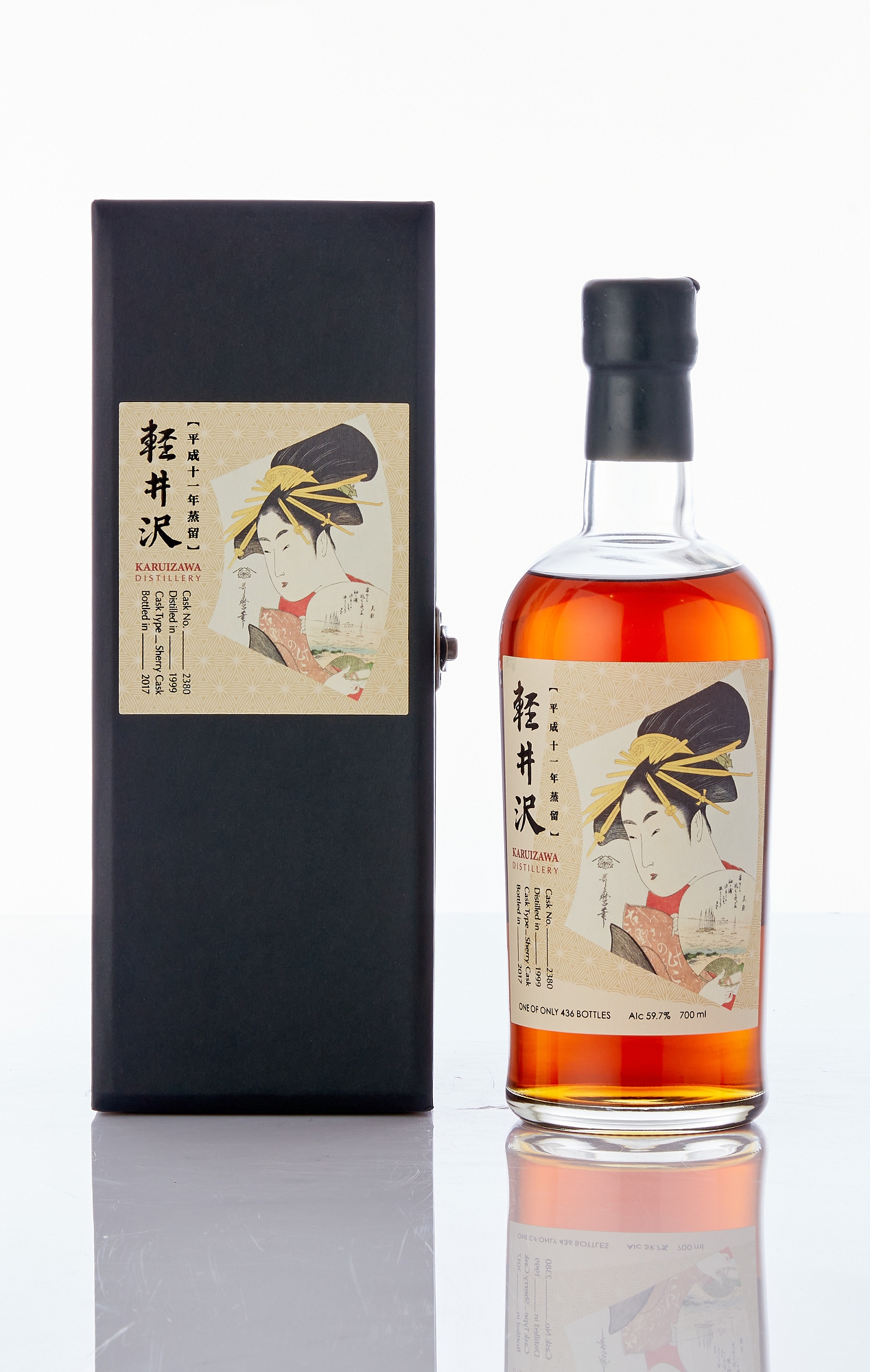 輕井澤 "藝妓" 系列 Karuizawa Geisha Miyako Odori Cask #2380 59.7 abv 1999 (1 ...