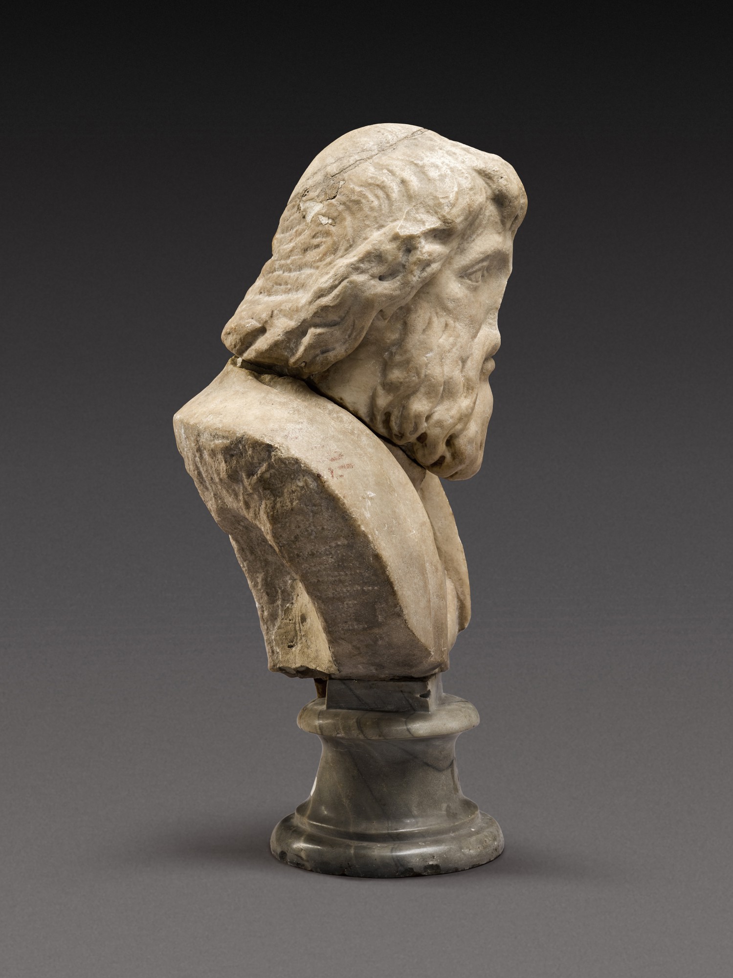 A Roman Marble Portrait Head of a Philosopher, circa 2nd/3rd Century A ...