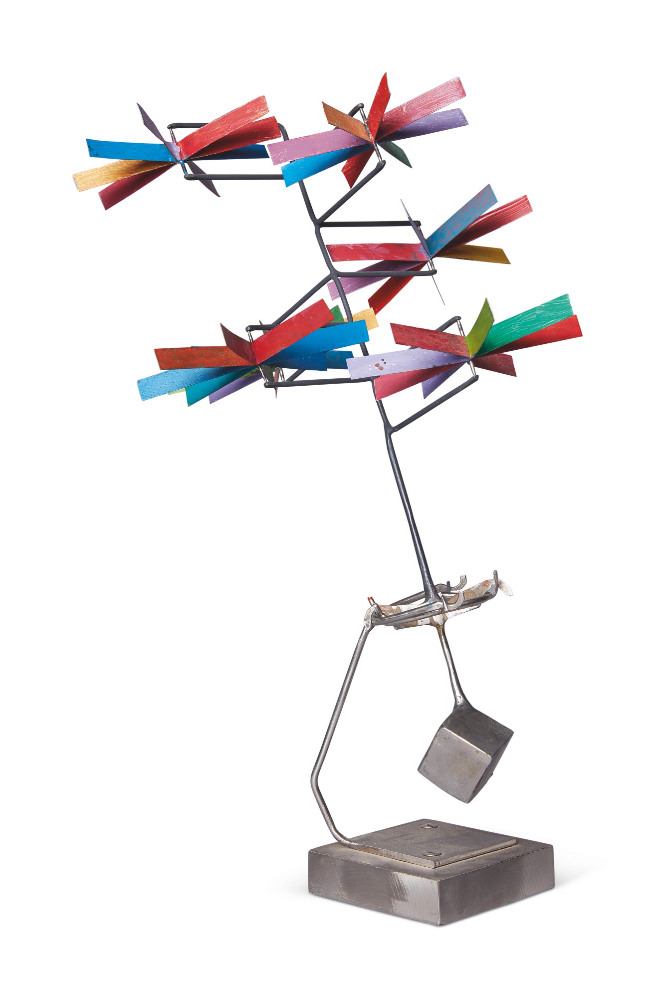 GEORGE RICKEY | SIX ROTORS ONE CUBE | Contemporary Art Online | New ...