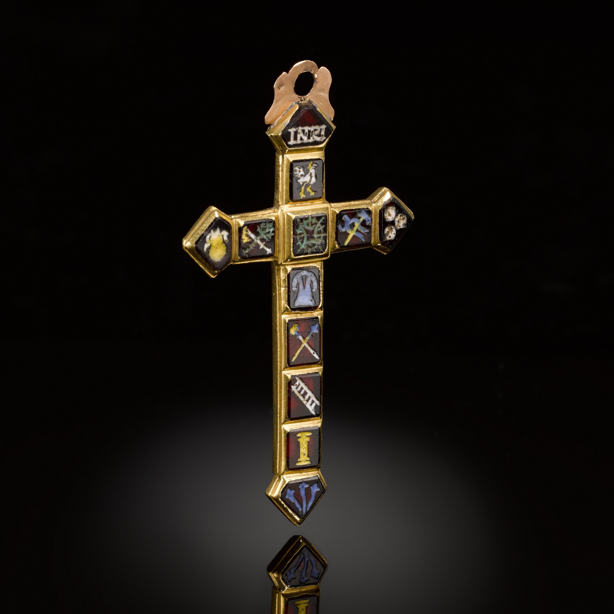 German, 17th century | Pendant Cross with the Instruments of the ...