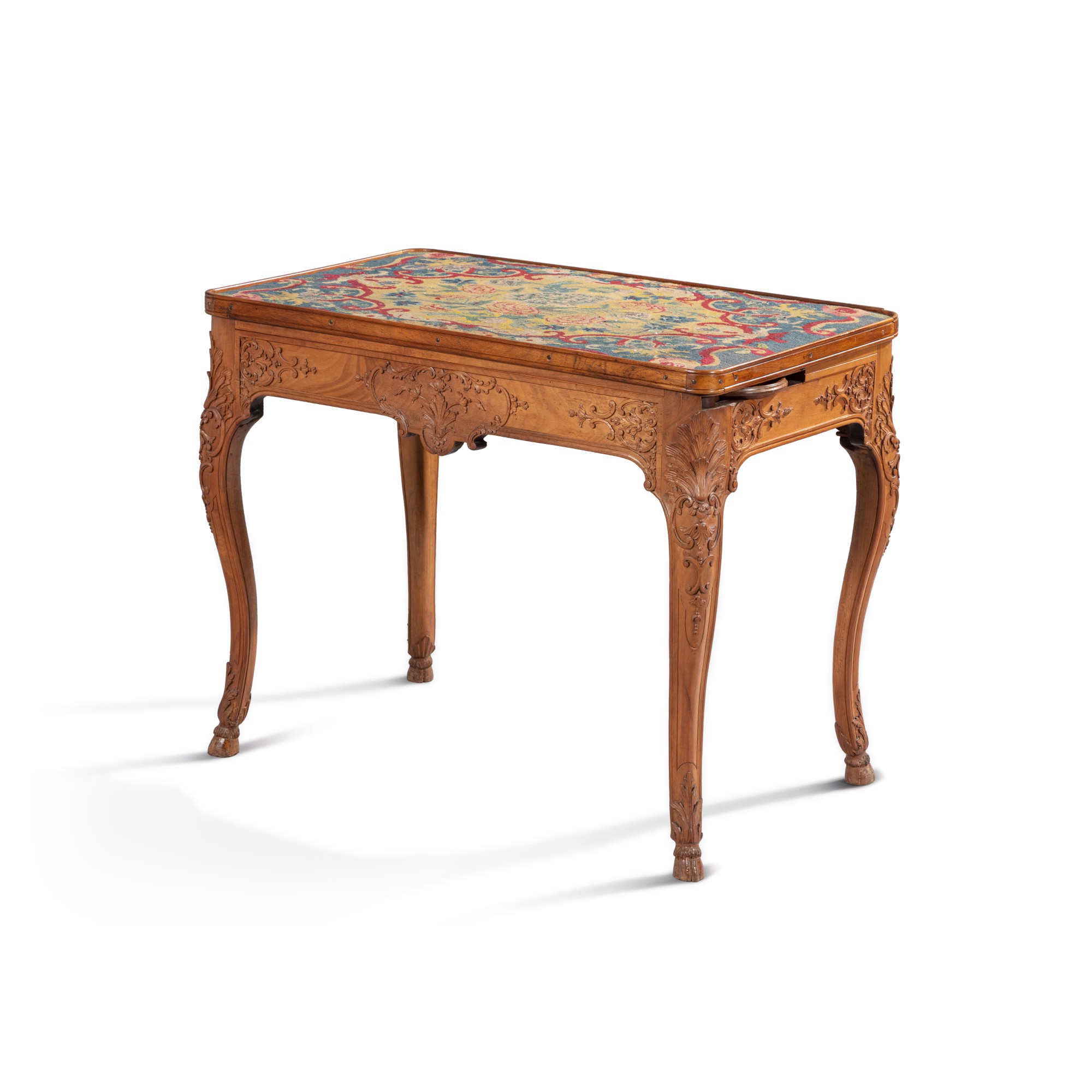 An ivory inlaid, amaranth and walnut tric-trac table, Louis XV, circa 1730 | Table tric trac en ...