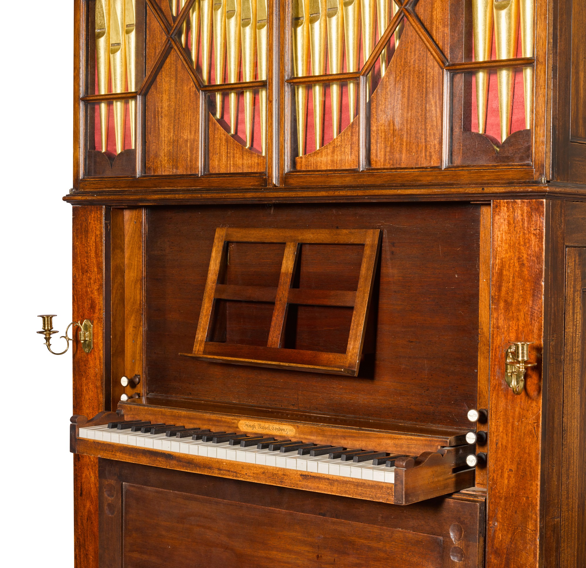 A George III mahogany chamber organ by Hugh Russell, 1780 | Royal ...