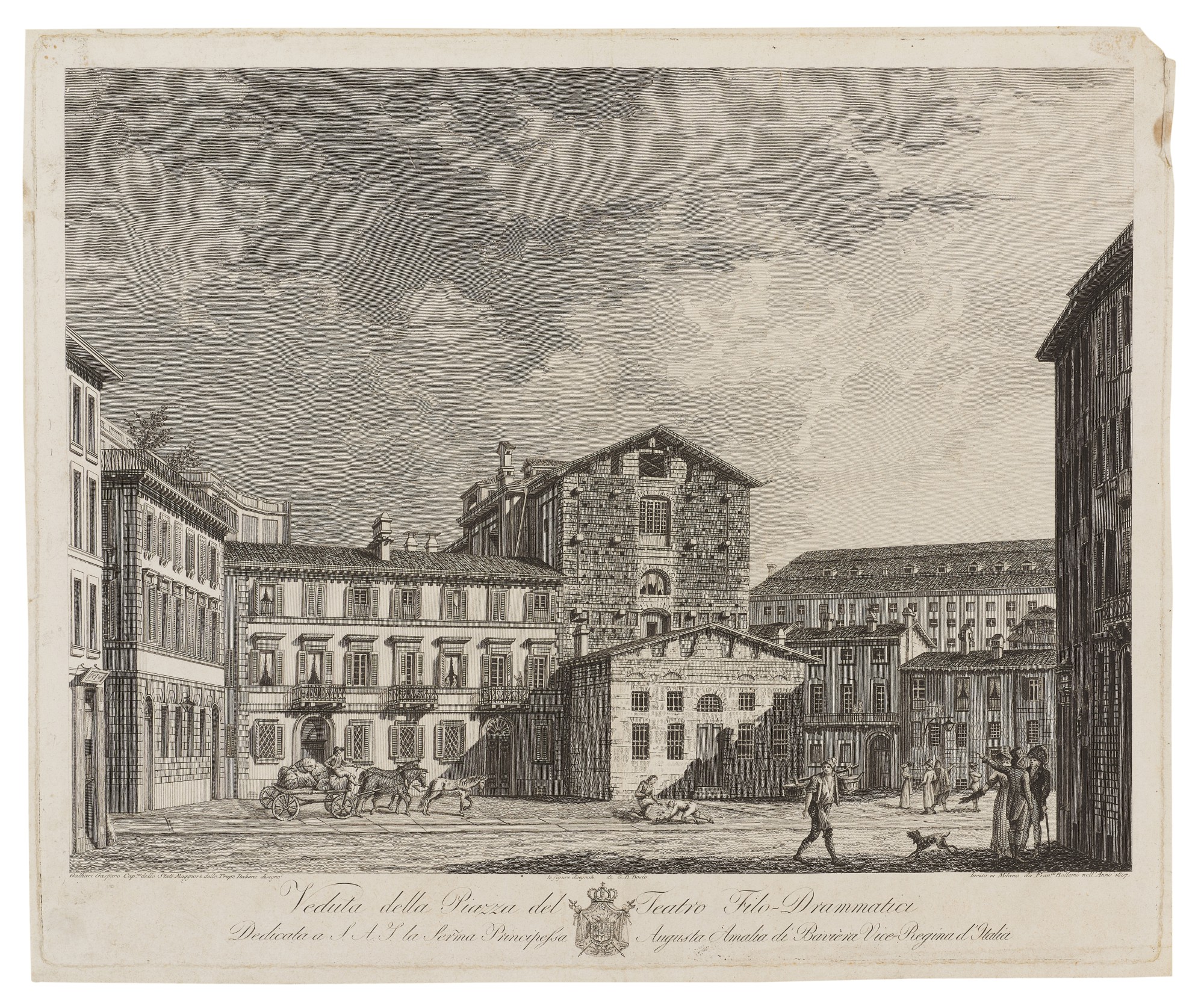 G. Galliari, G.B. Bosio, Luigi Rados, Francesco Bellemo, 6 (di 12 ...