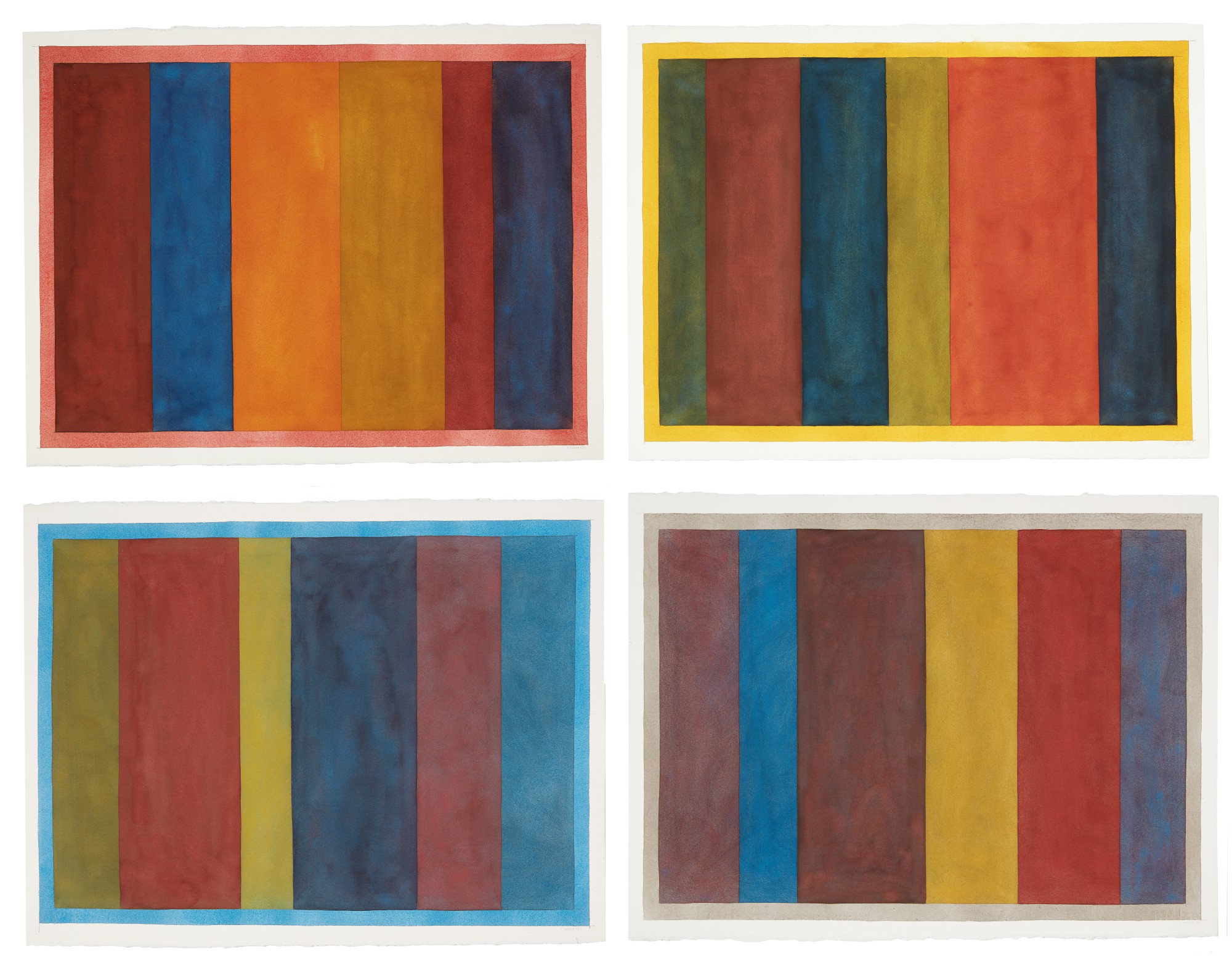 Uneven Vertical Bands of Color VII II; Uneven Vertical Bands of Color ...