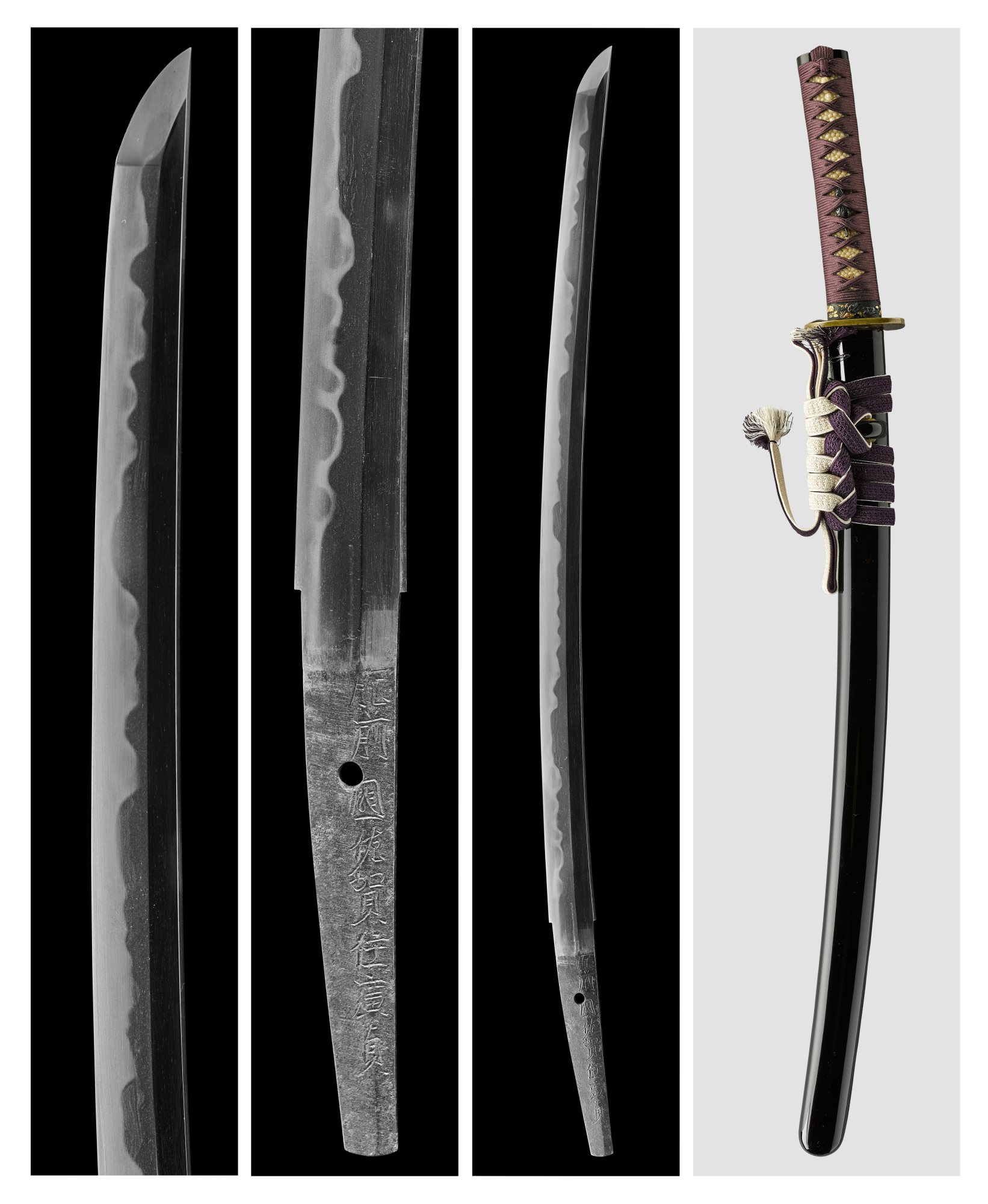 A Hizen wakizashi | Signed Hizen no kuni Saga ju Hirosada (Hirosada, a ...