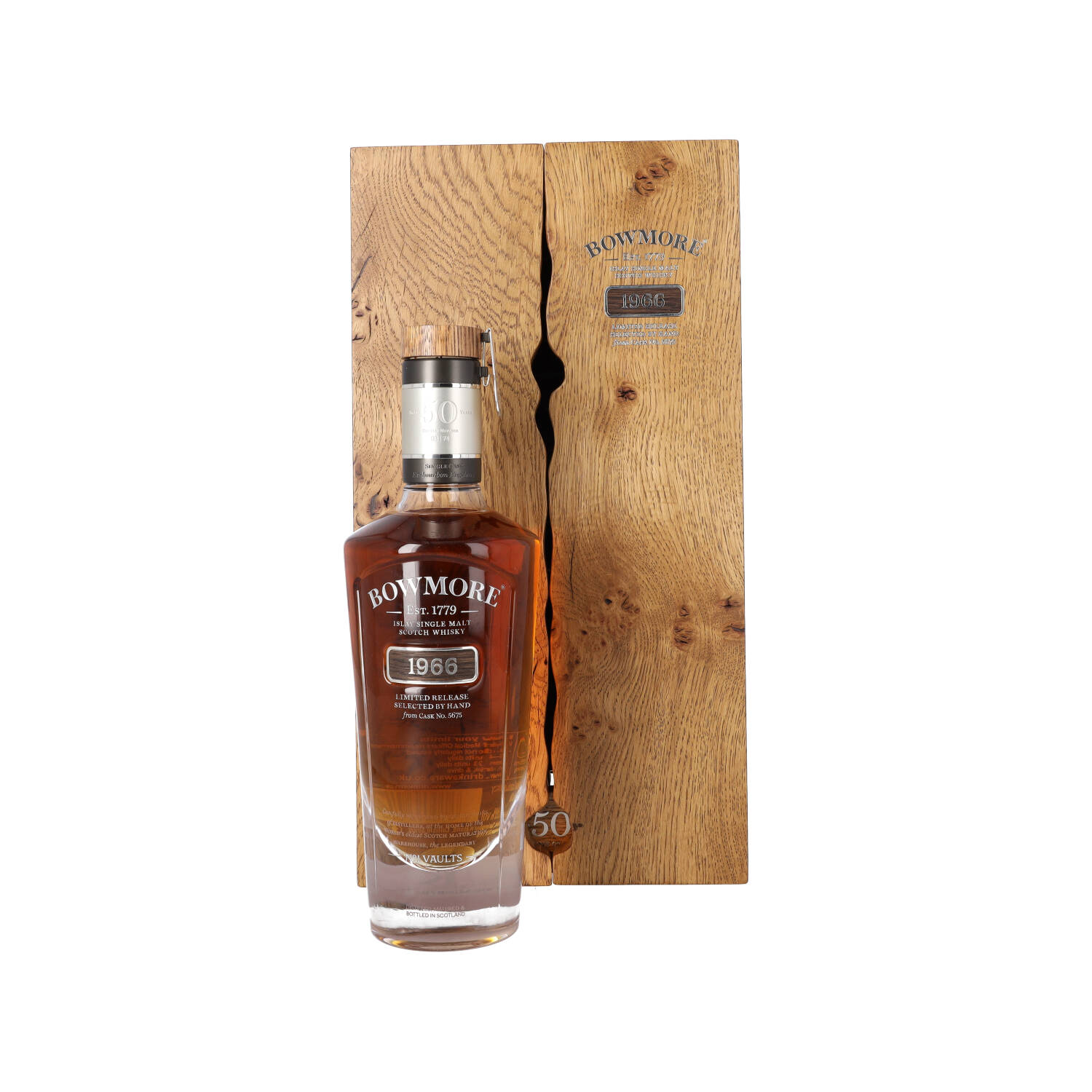 Bowmore 50 Year Old Number 1 Vaults 41.5 abv 1966 (1 BT70) | Whisky ...