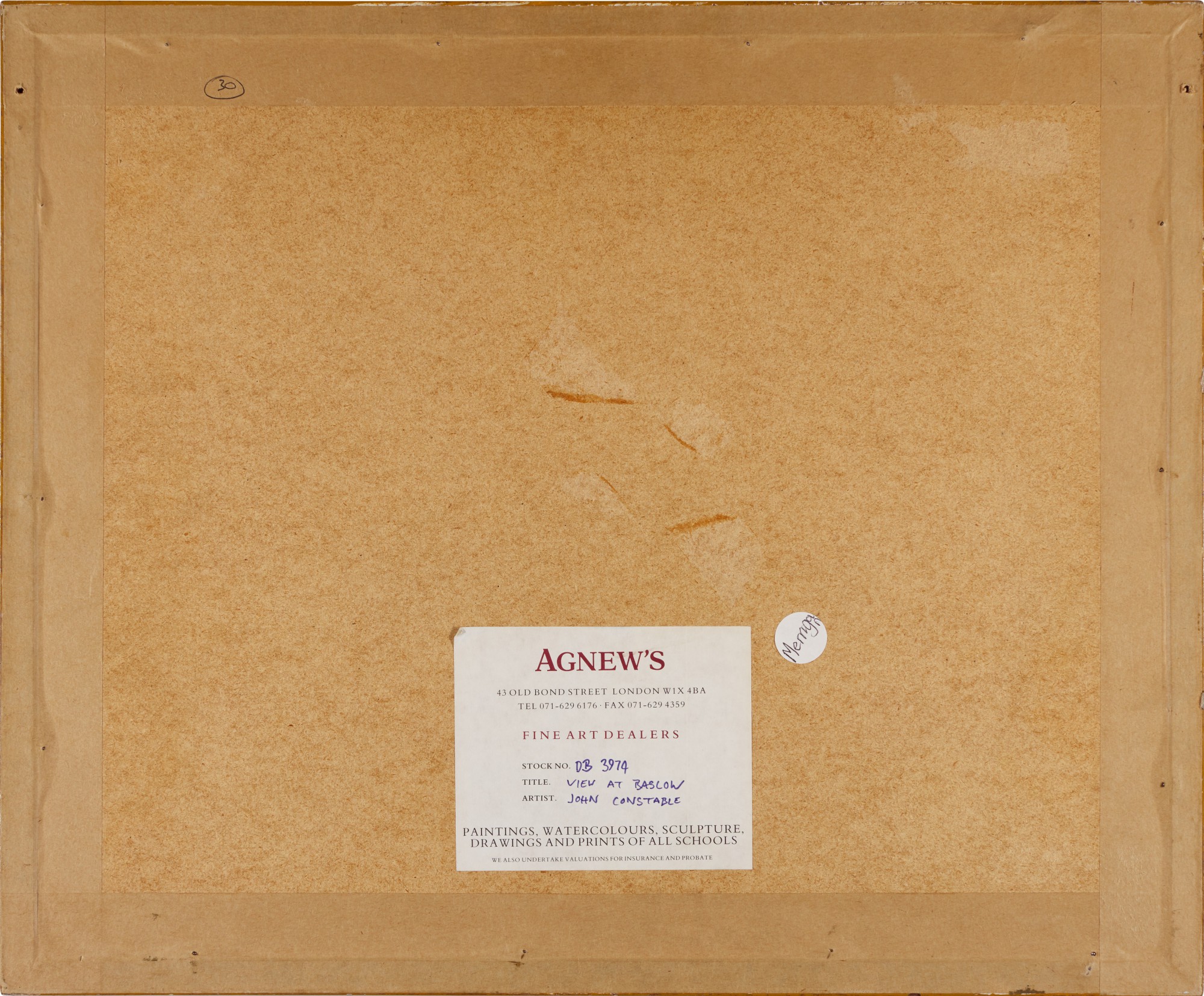 Baslow on the Derwent | Master Works on Paper from Five Centuries ...