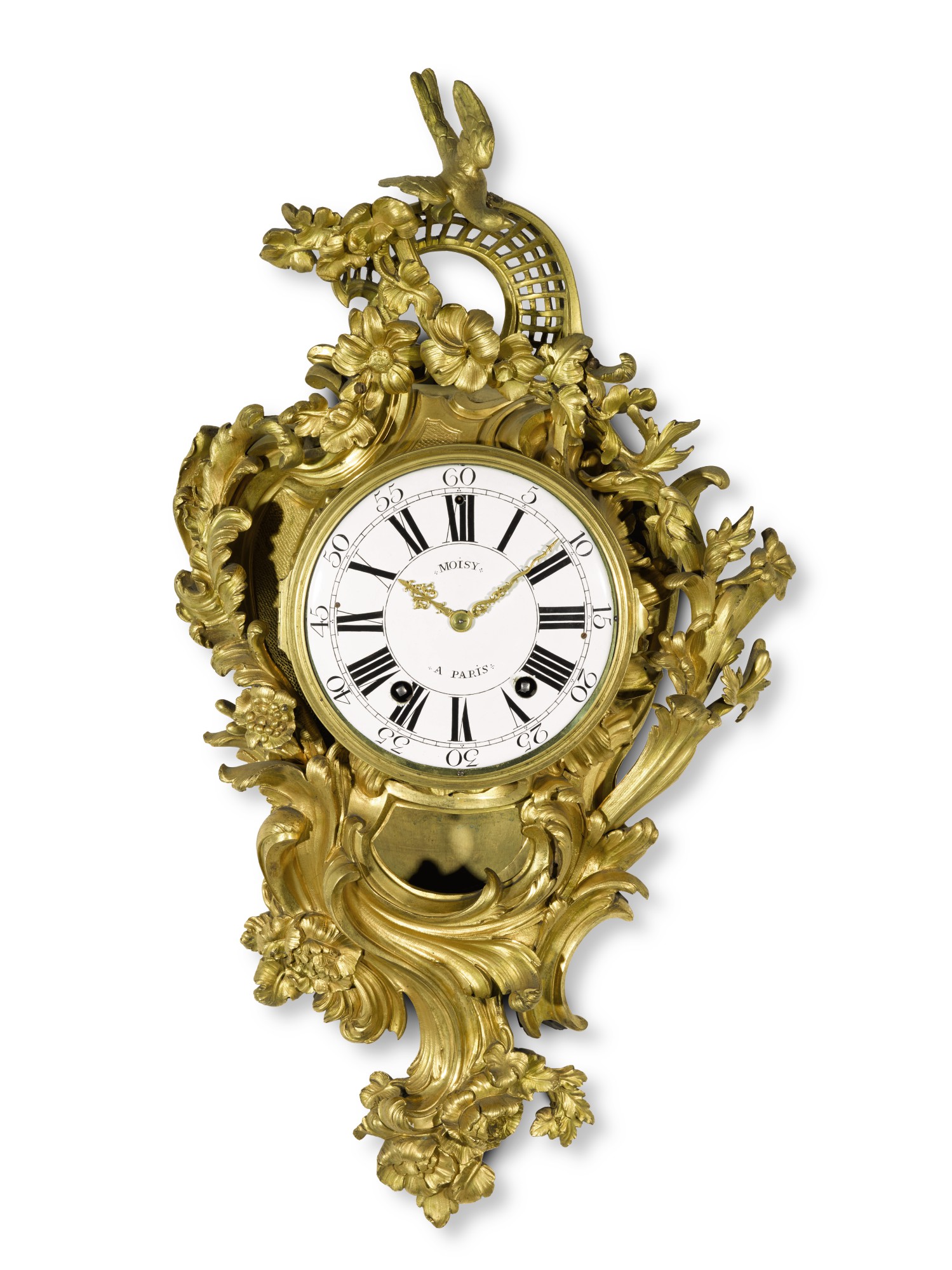 A Louis XV gilt-bronze cartel clock, Jean Moisy, Paris, circa 1760 ...