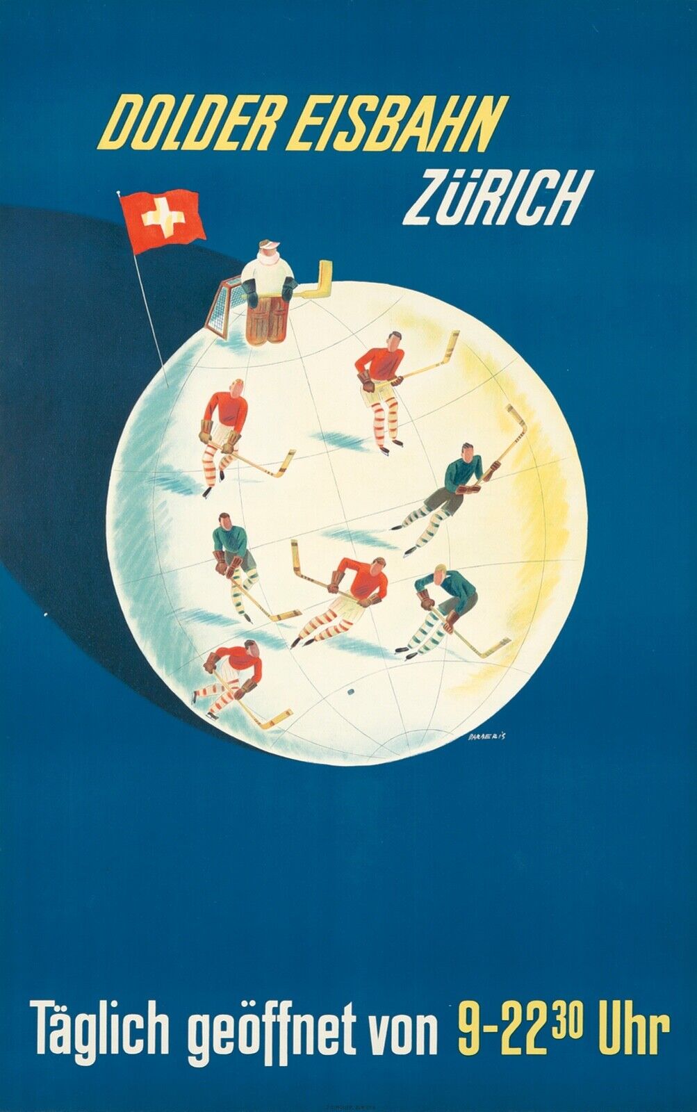 Franco Barberis Vintage Dolder Eisbahn Zürich / Dolder Ice Rink Sports ...