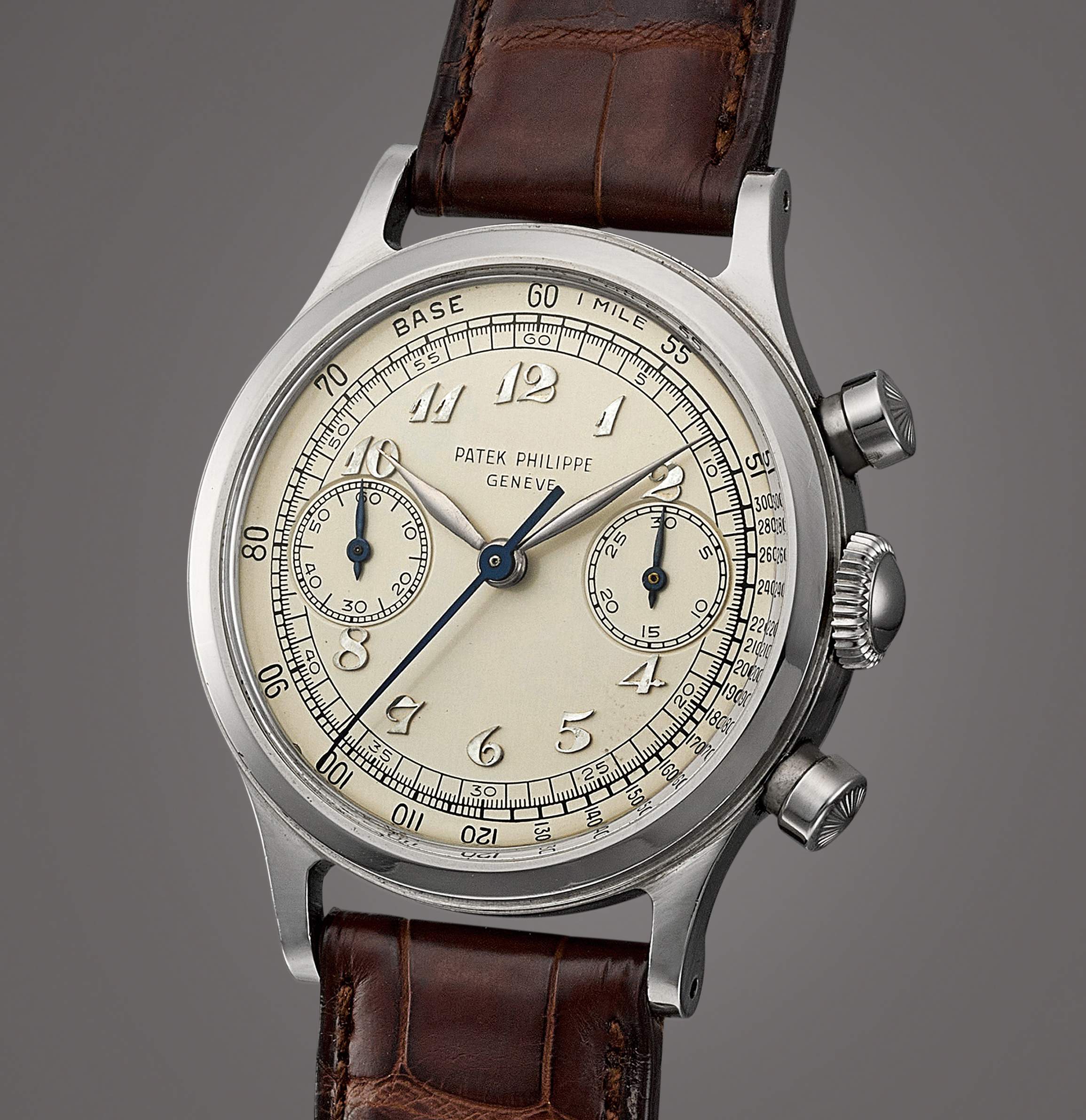 Reference 1463 | A stainless steel chronograph wristwatch with Breguet ...