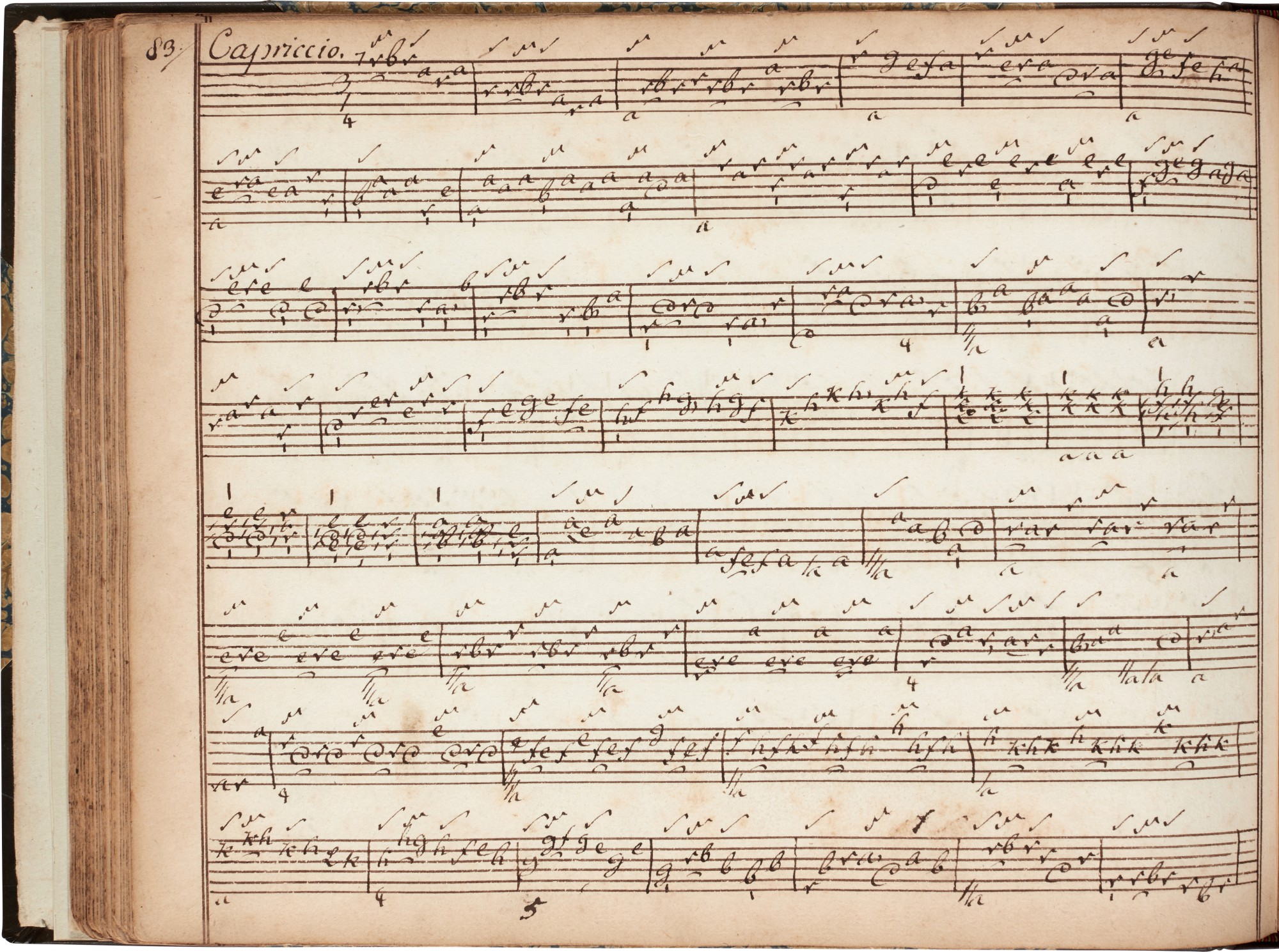 Lute. Important manuscript of German, Austrian and French lute music ...