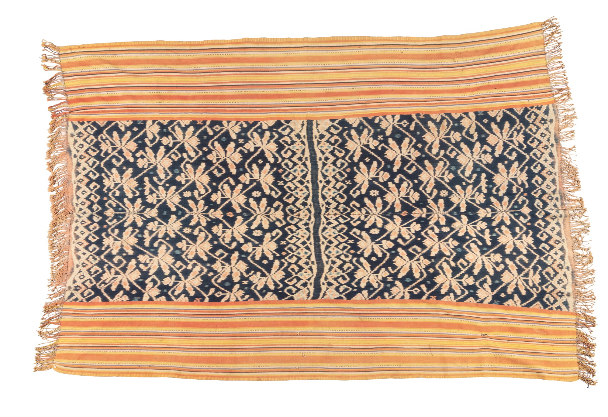 Vêtement cérémoniel d'homme selimut ikat, Île de Timor, Indonésie ...