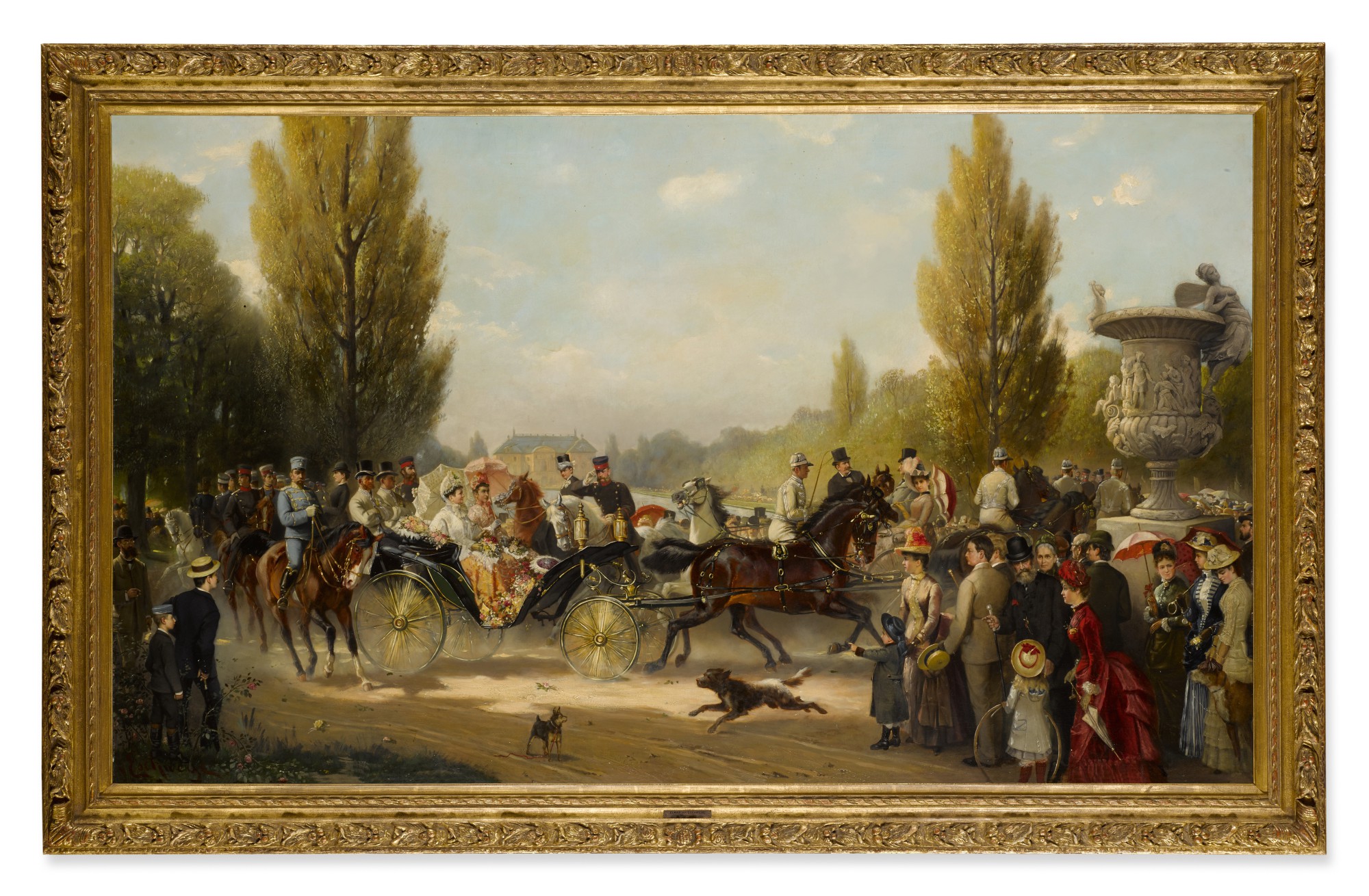 Emperor Frederick III and Princess Victoria on the way to Potsdam | The ...