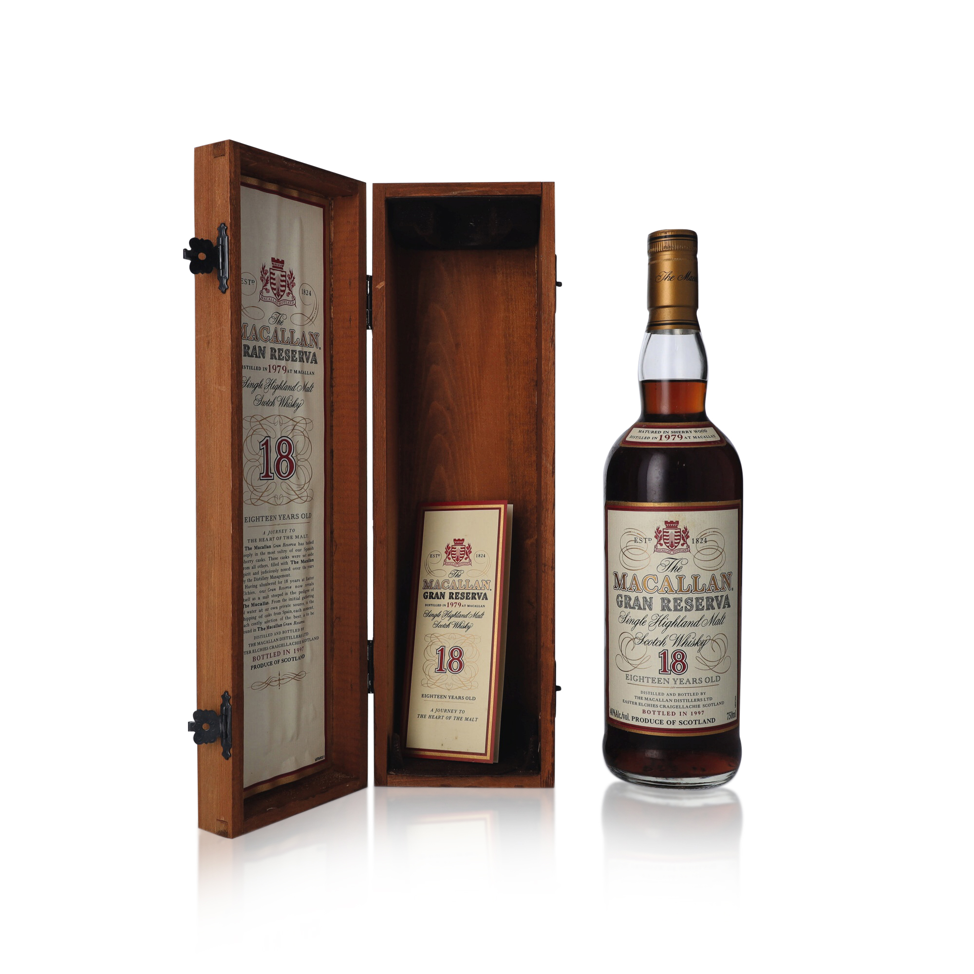 The Macallan 18 Year Old Gran Reserva 40.0 abv 1979 (1 BT75 ...