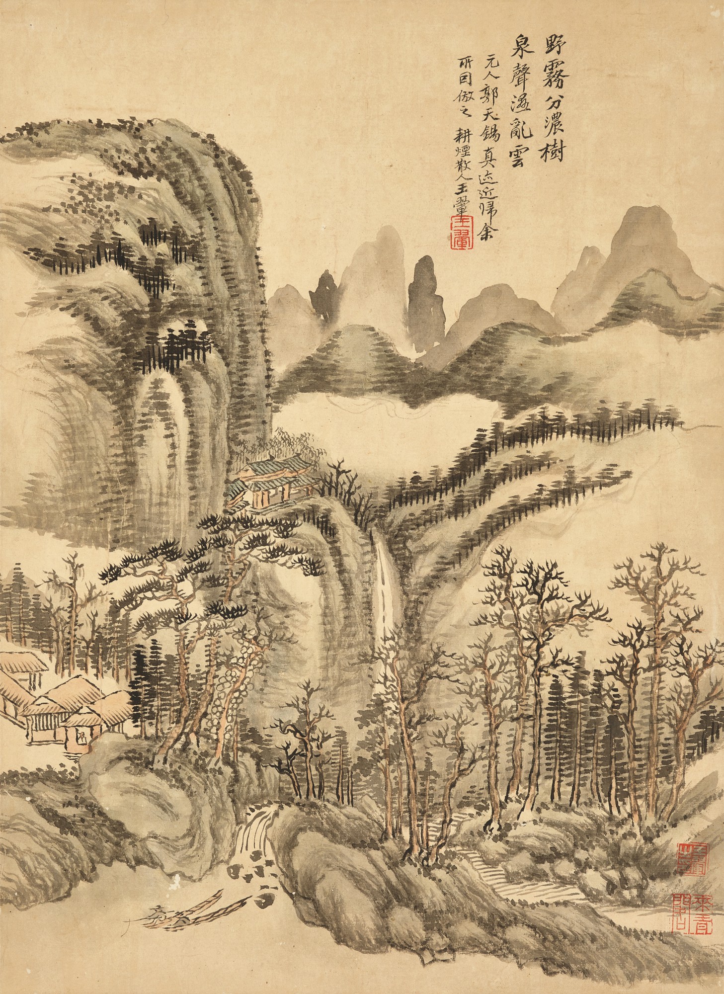 Wang Hui 王翬 | Landscape after ancient masters 仿古山水 | Fine Classical ...
