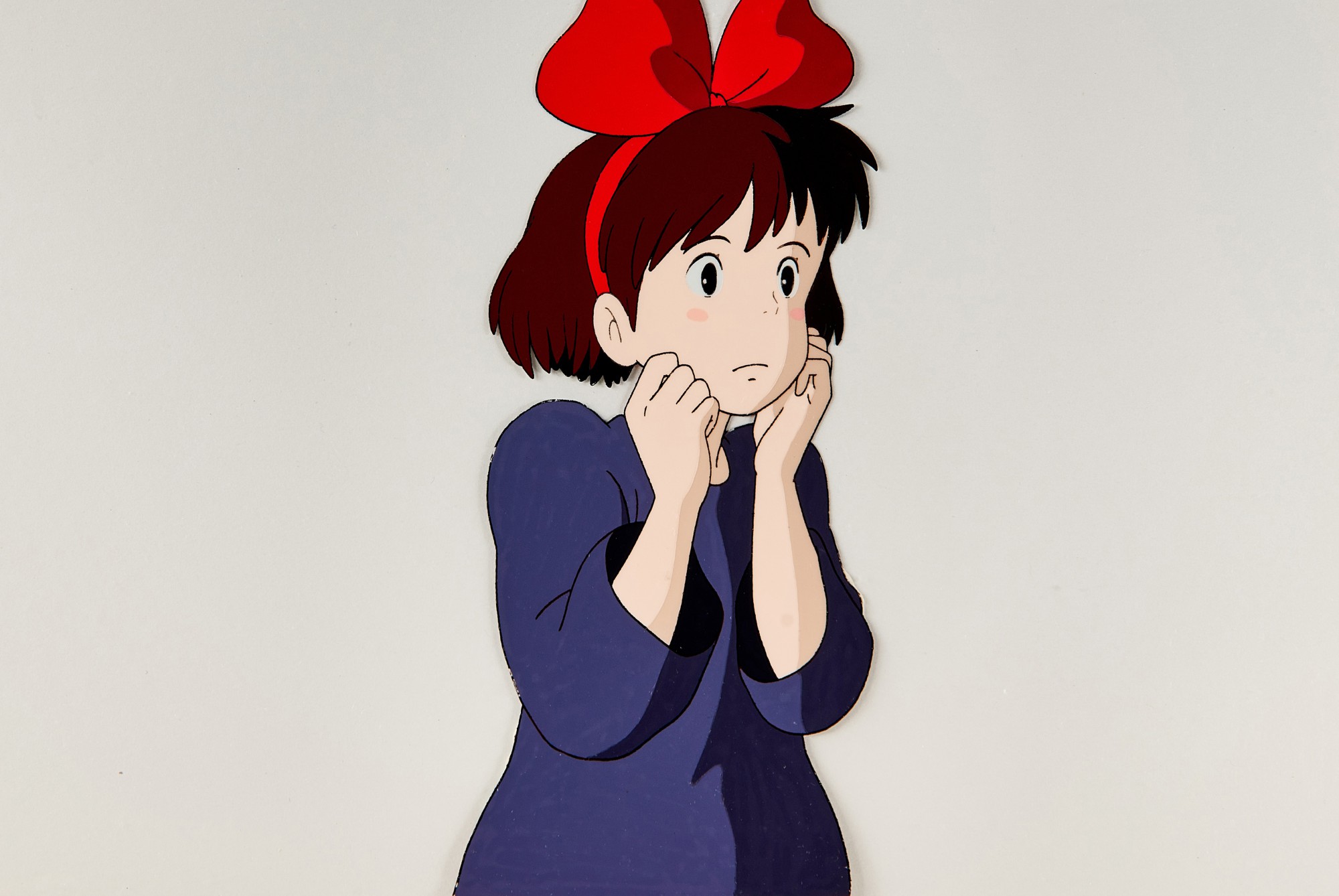 Kiki Holding Up her Chin, In Awe Animation Cel | 驚訝地托著下巴的琪琪賽璐璐 ...