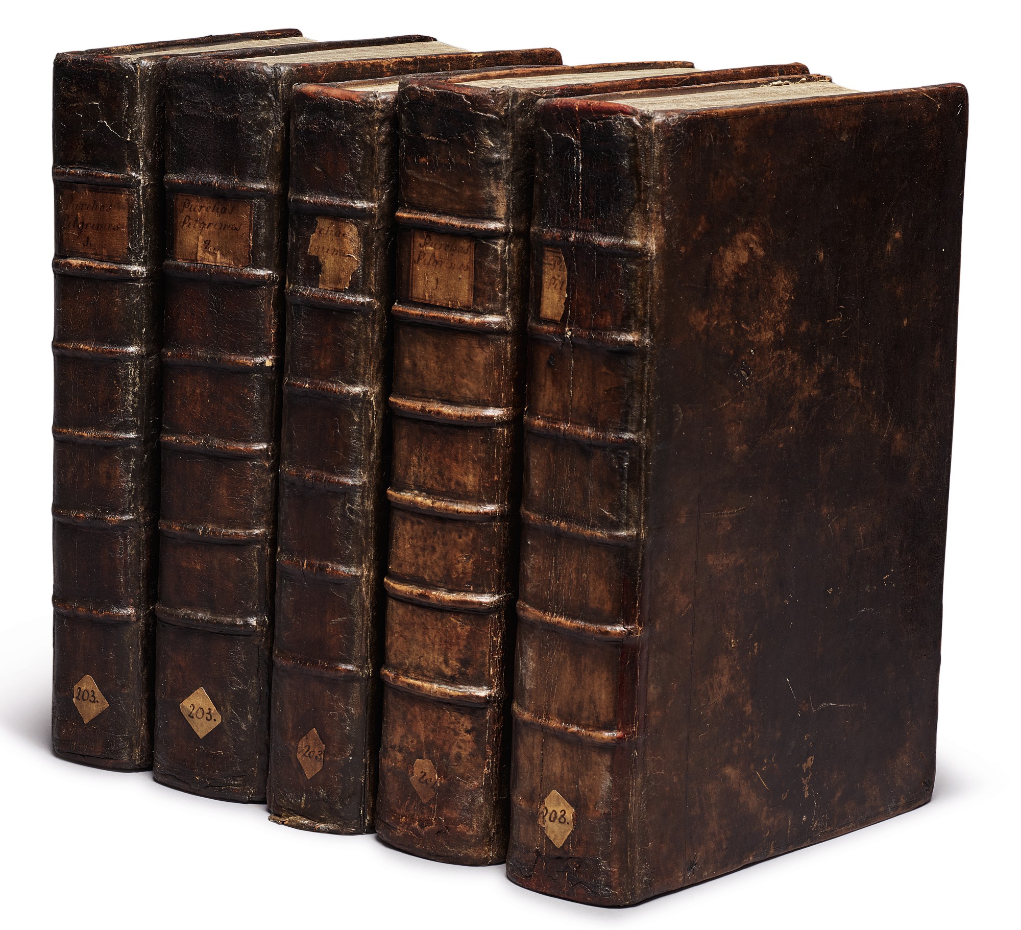 Purchase, Samuel. Purchas his Pilgrimes in five bookes [with:] Purchas ...