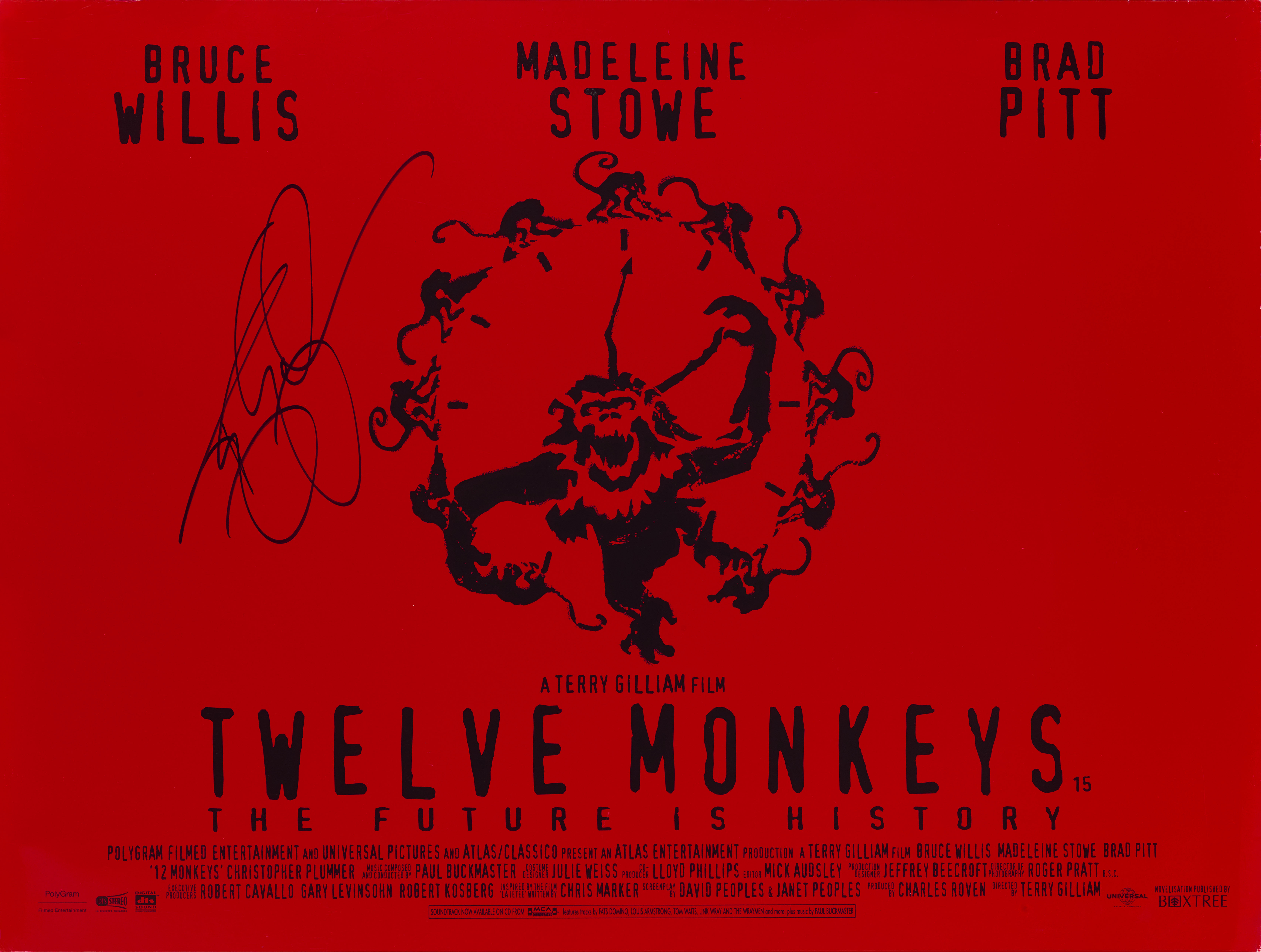 Twelve Monkeys (1995) Poster, British, First British release 1996 ...