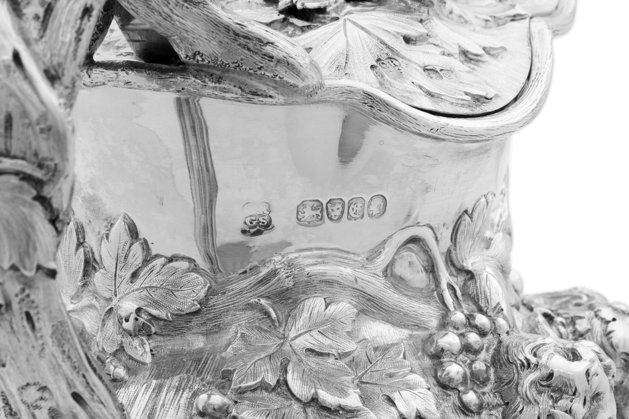 A Victorian Silver Covered Pitcher and Stand, Charles Reily and George ...