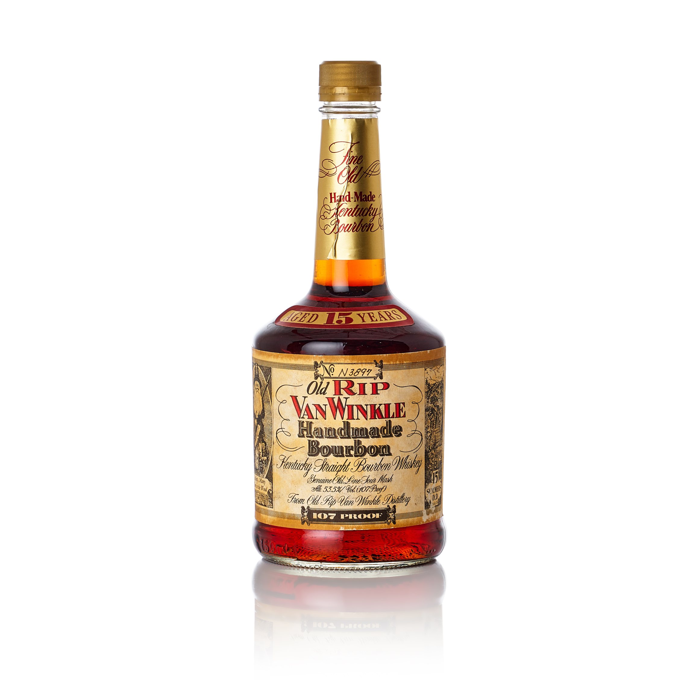 Old Rip Van Winkle 15 Year Old 107 proof NV (1 BT75) | Distilled ...