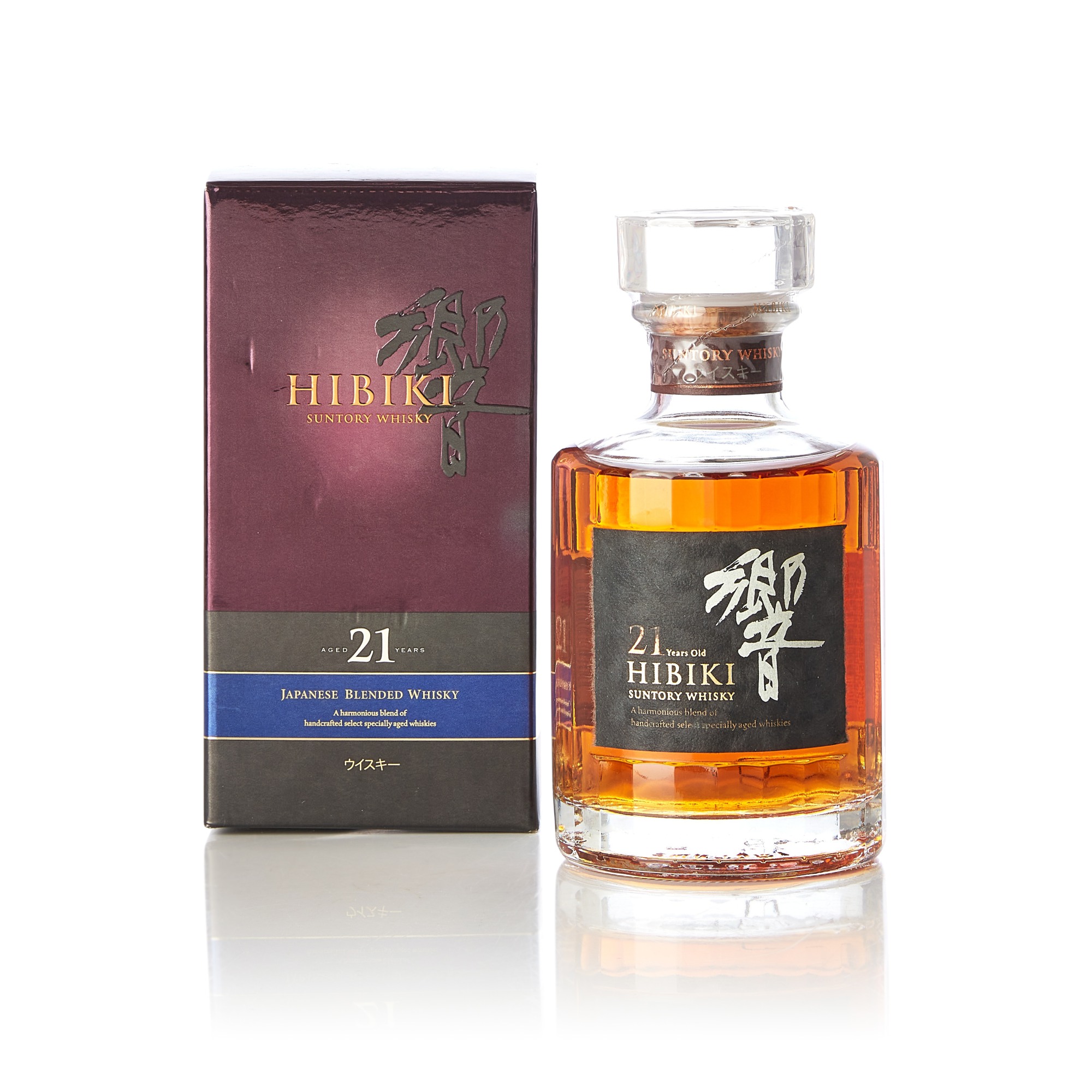 響 Hibiki 21 Year Old 43.0 abv NV (1 BT35) | Distilled | Whisky + Moutai ...