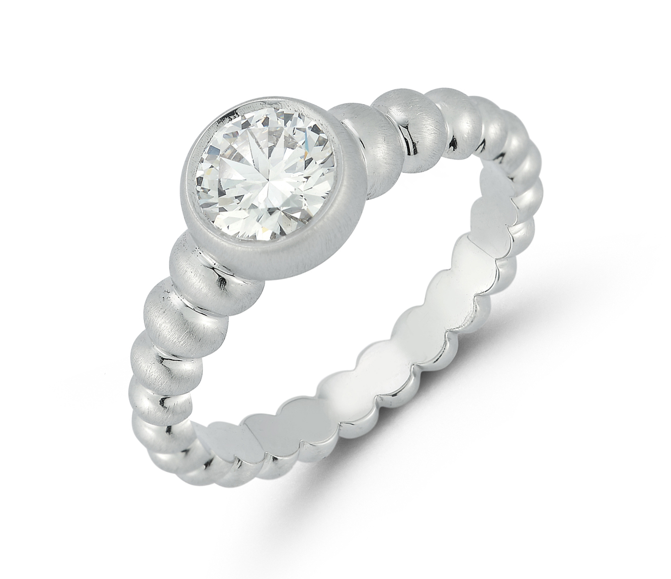 Lola Fenhirst Beaded Solitaire Ring II Available For Immediate Sale At ...