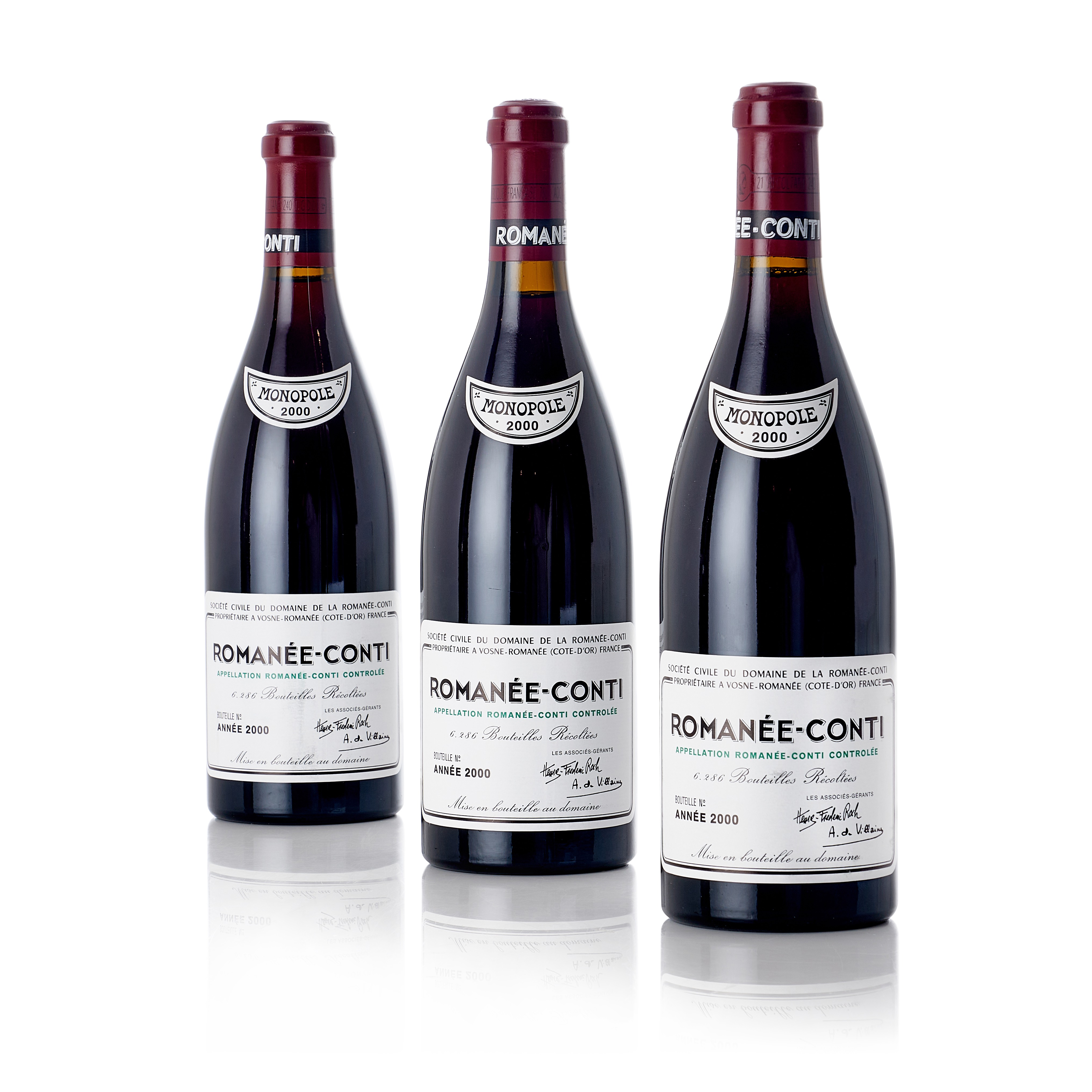 Romanée Conti 2000 Domaine de la Romanée-Conti (3 BT) | A Pristine ...