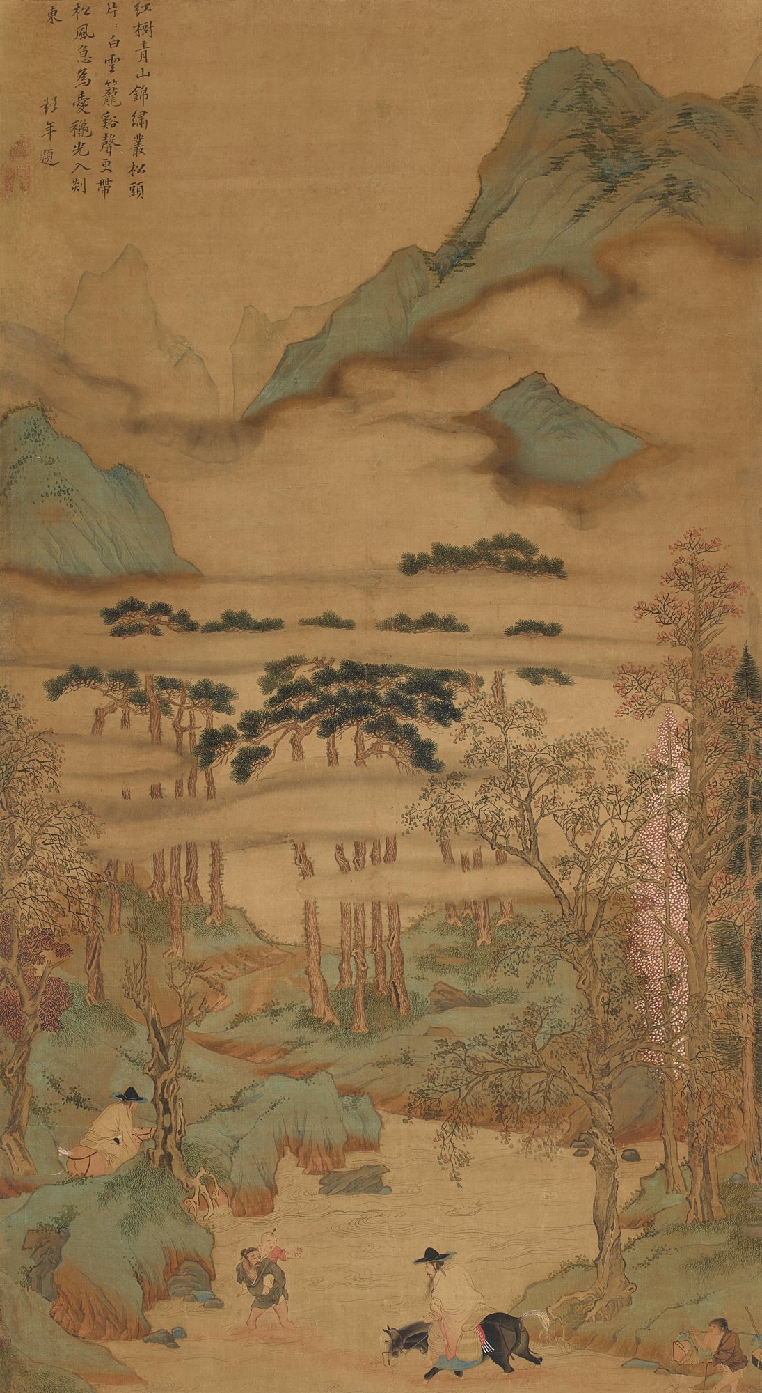 Qiu Ying circa 1495 - 1552 仇英 | Landscapes of Four Seasons 四季山水 | Fine ...