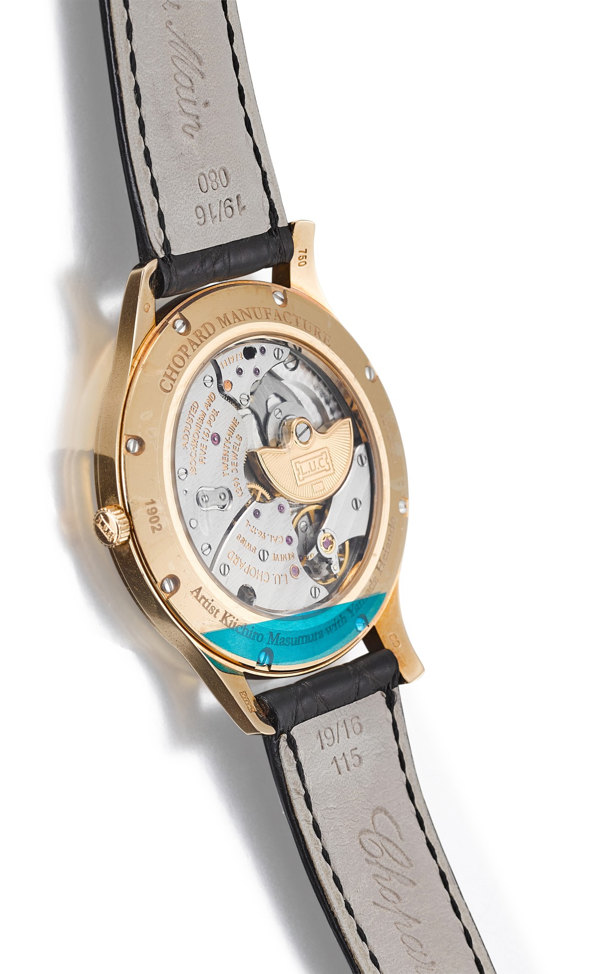 CHOPARD | XP URUSHI, REFERENCE 1902 A PINK GOLD WRISTWATCH WITH ...