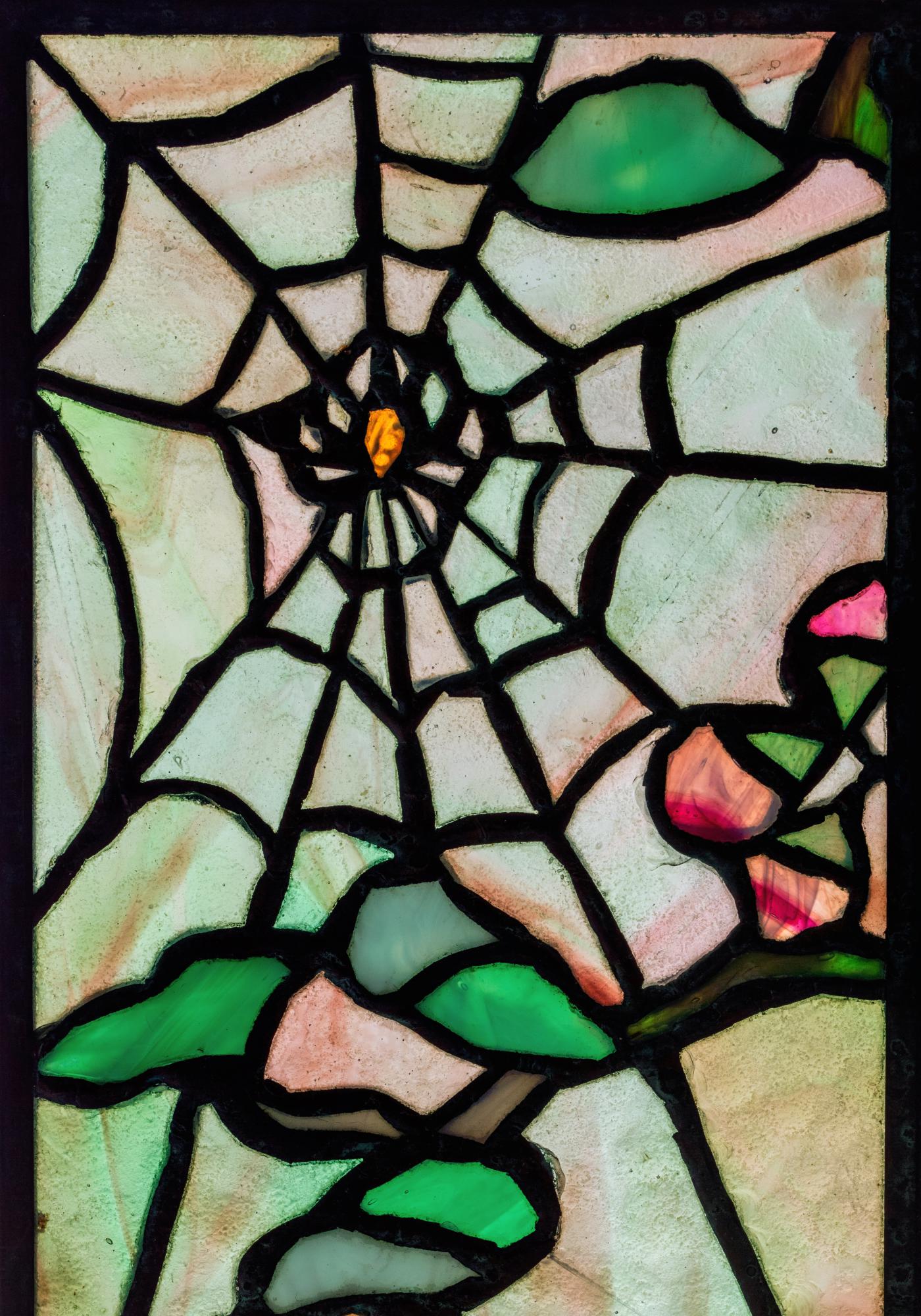 "Cobweb and Apple Blossom" Tea Screen | Dreaming in Glass: Masterworks ...