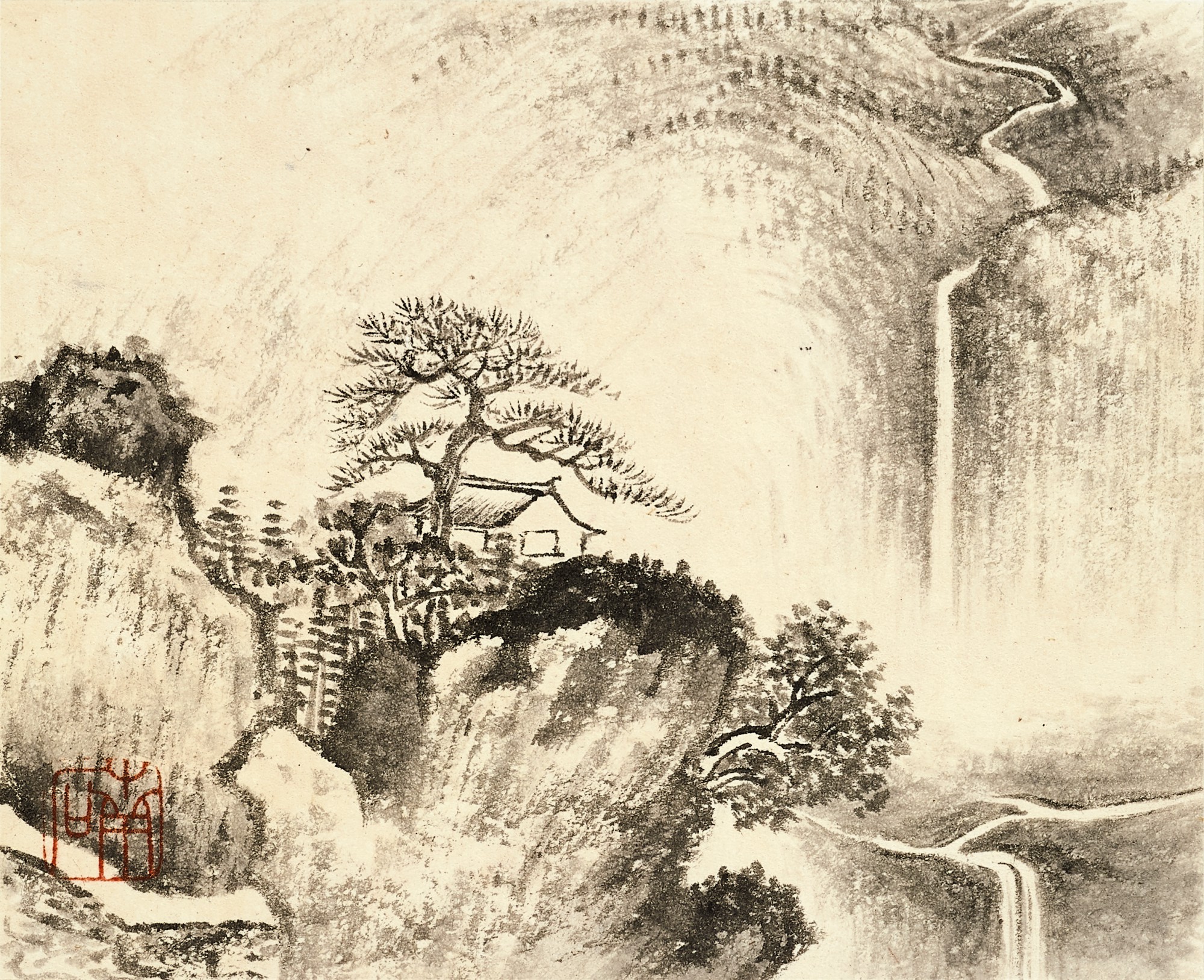 PU JIN; PU ZUO 溥伒、溥佐 | Landscapes and Horses 山水駿馬合璧冊 | Fine Chinese ...