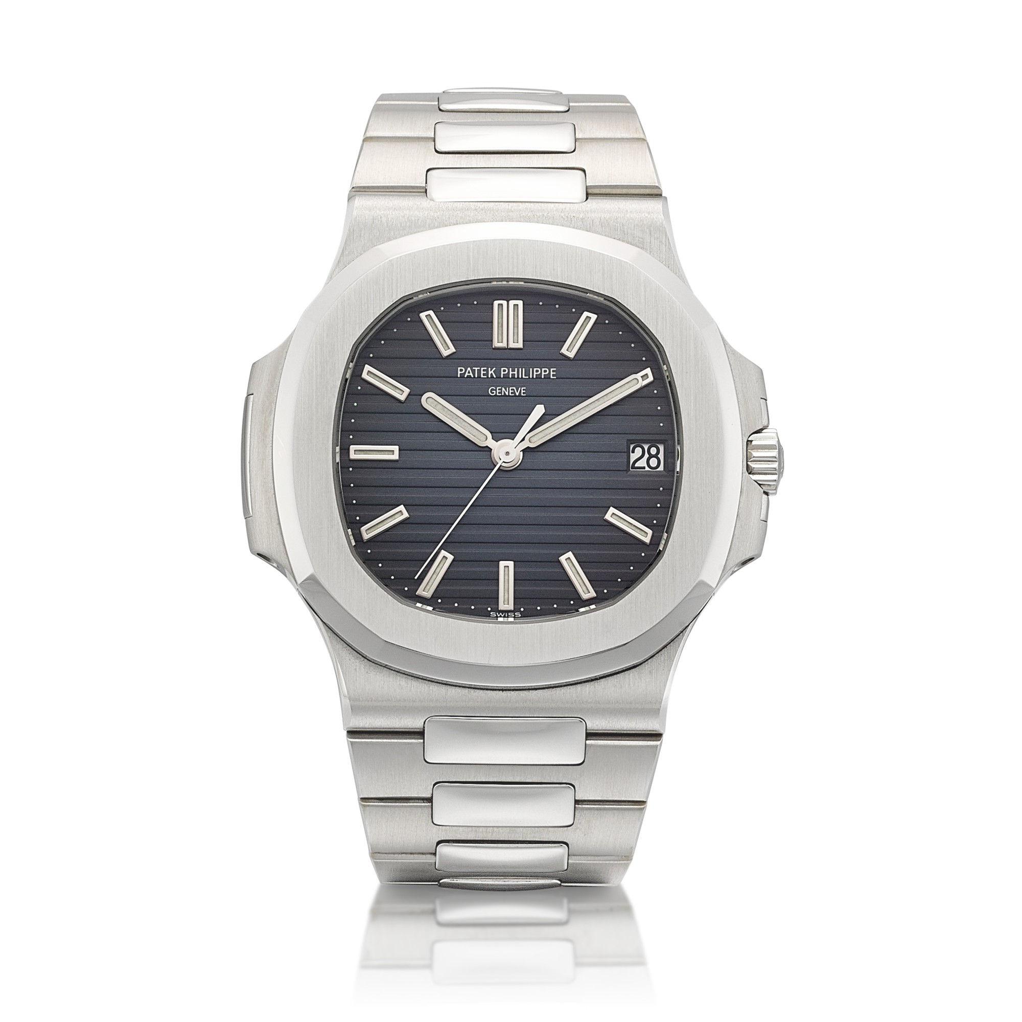 Nautilus, Reference 5711 | A stainless steel bracelet watch with date ...