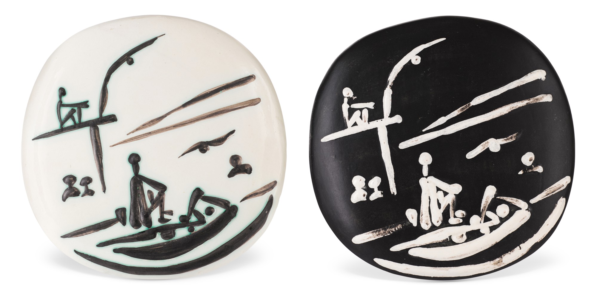 PABLO PICASSO | SCÈNE DE PLAGE (A. R. 389, 391) | Picasso: Master of ...