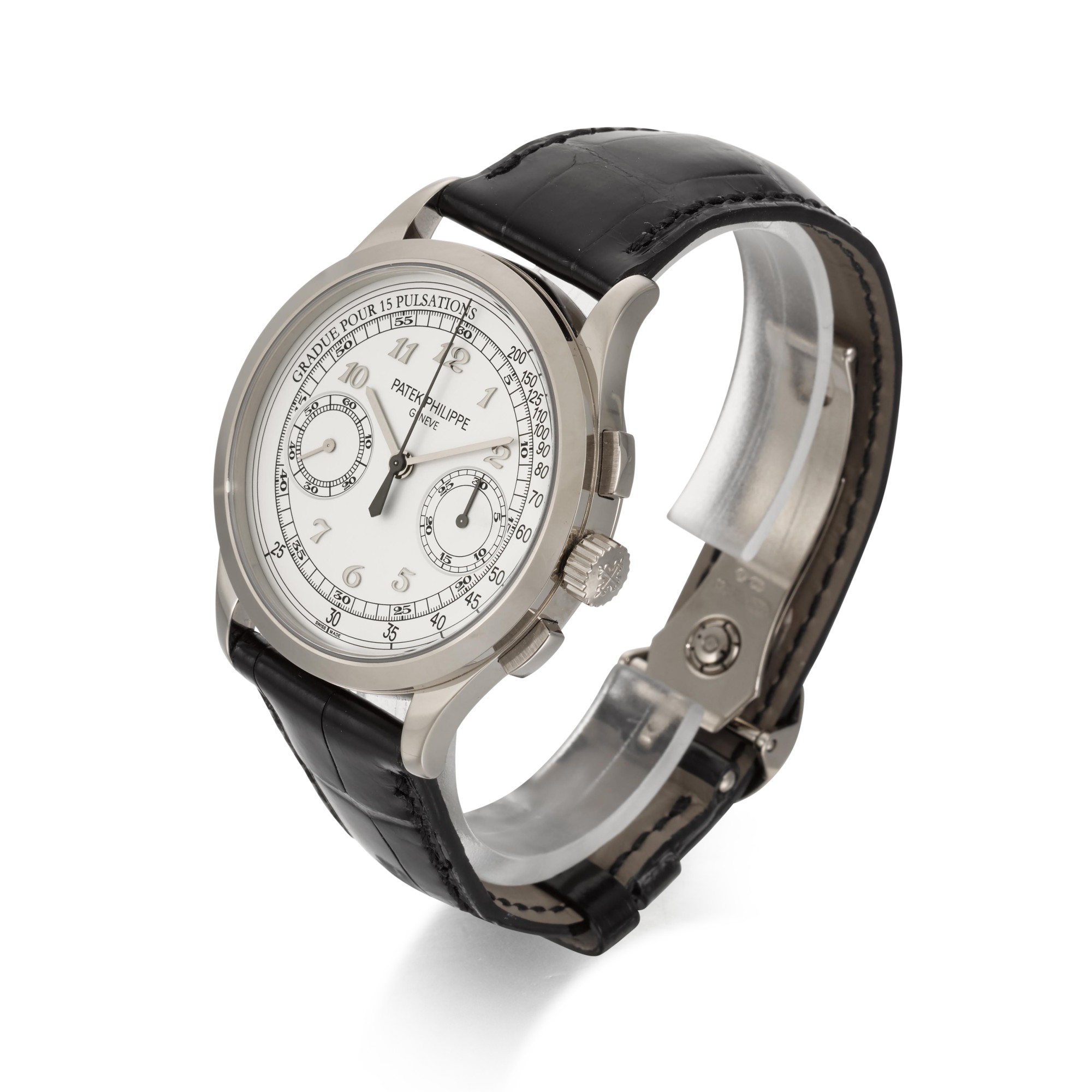 PATEK PHILIPPE | REF 5170G-001, WHITE GOLD CHRONOGRAPH WRISTWATCH WITH ...