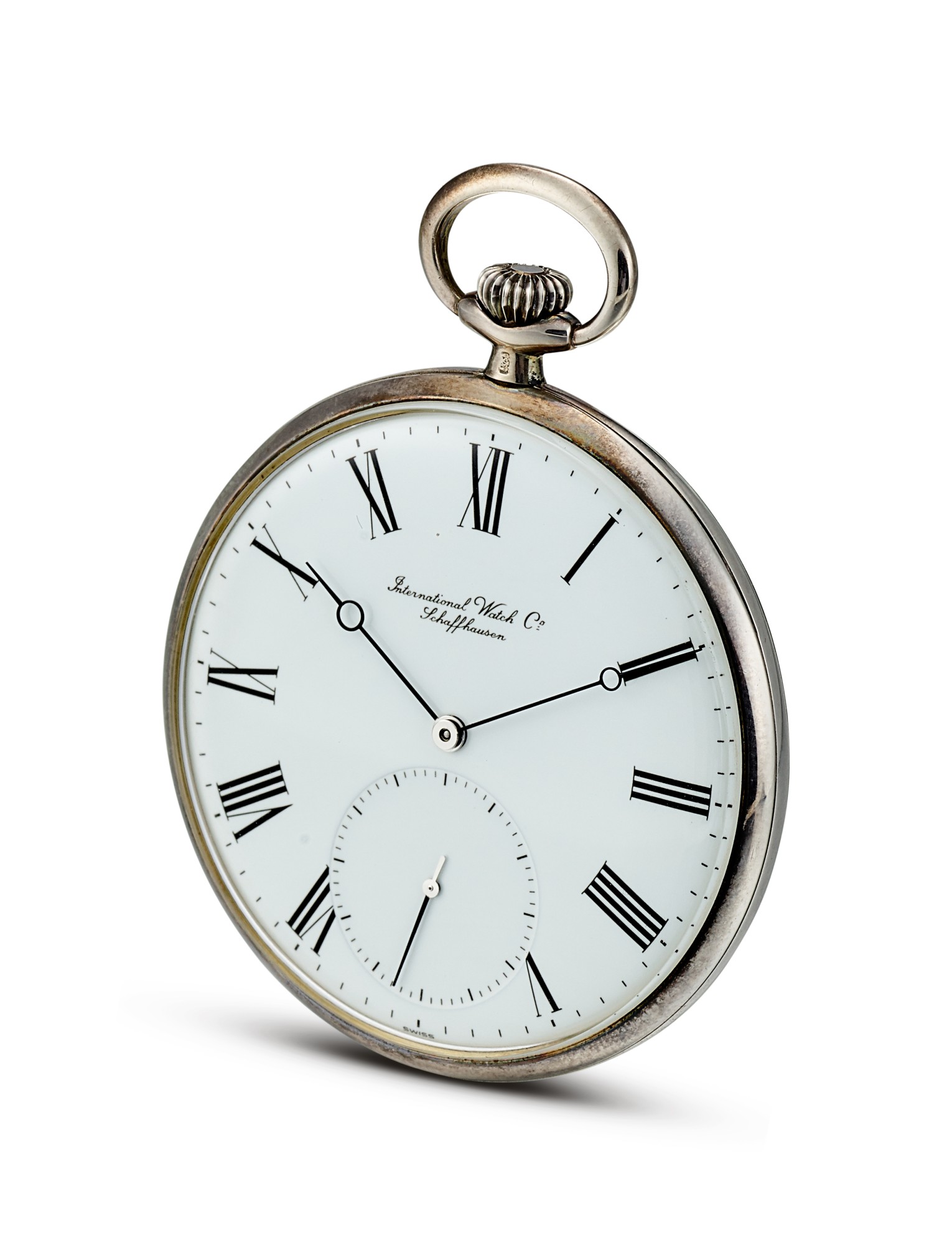 IWC | REFERENCE 5201, A SILVER OPEN FACE WATCH, CIRCA 1940 | Watches ...