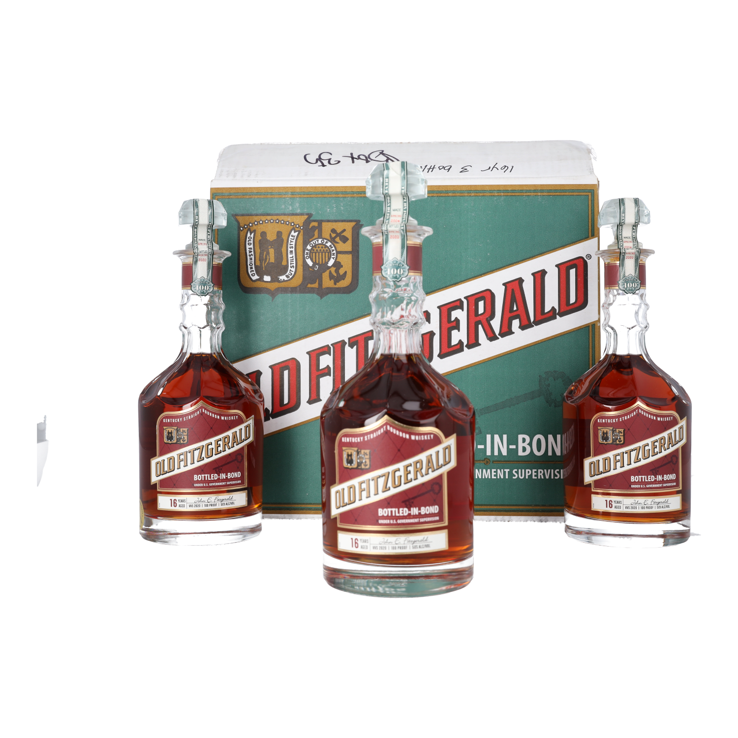 Old Fitzgerald 16 Year Old Bottled In Bond 100 proof NV (3 BT75 ...