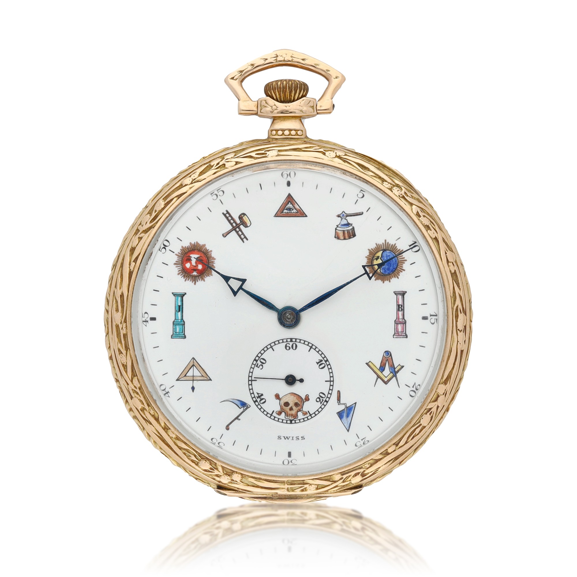 Normal Watch Co. No. 407302 A 14ct gold open-faced keyless lever ...