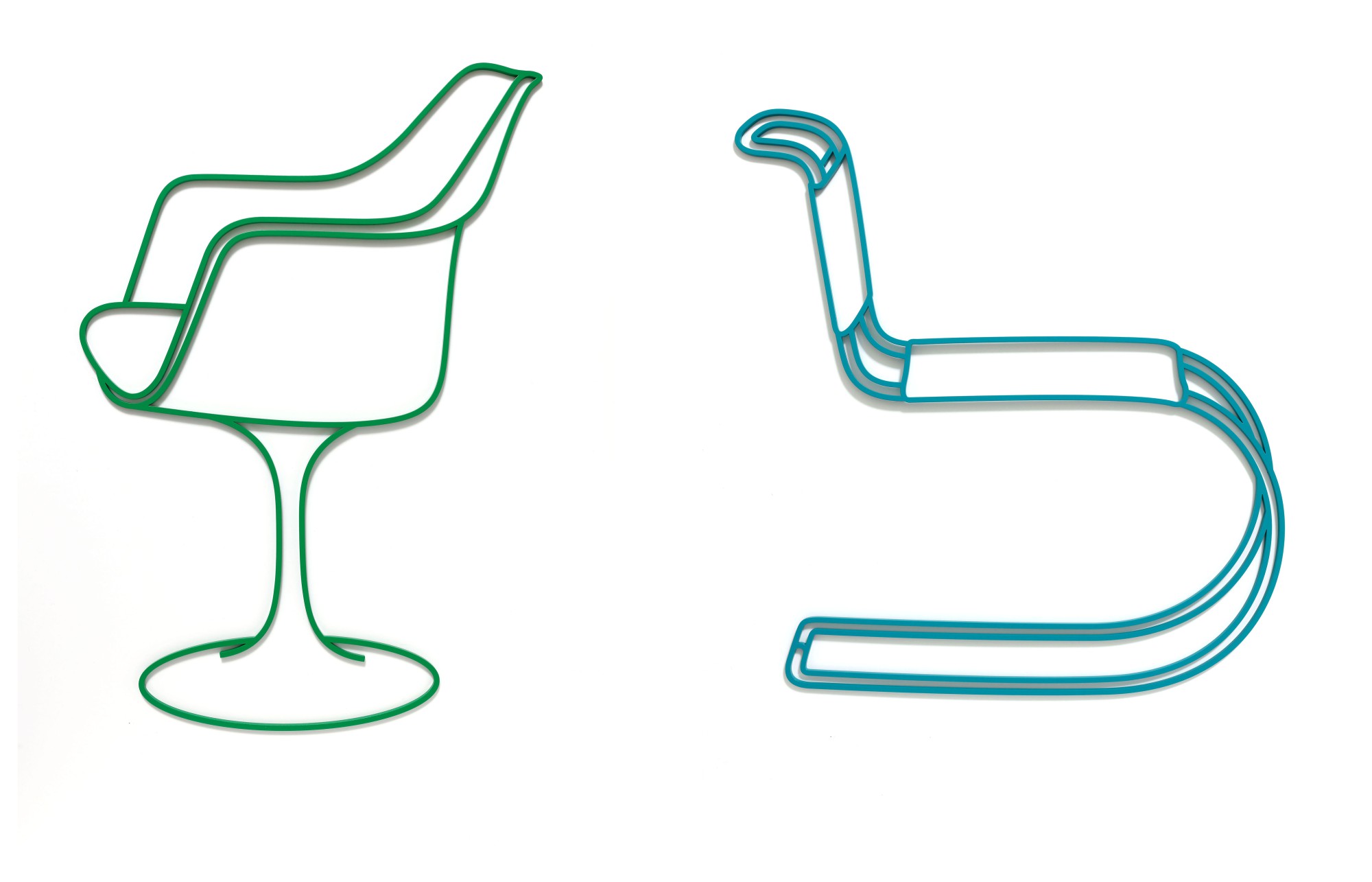 MICHAEL CRAIG-MARTIN | MIES VAN DER ROHE CHAIR & SAARINEN CHAIR ...