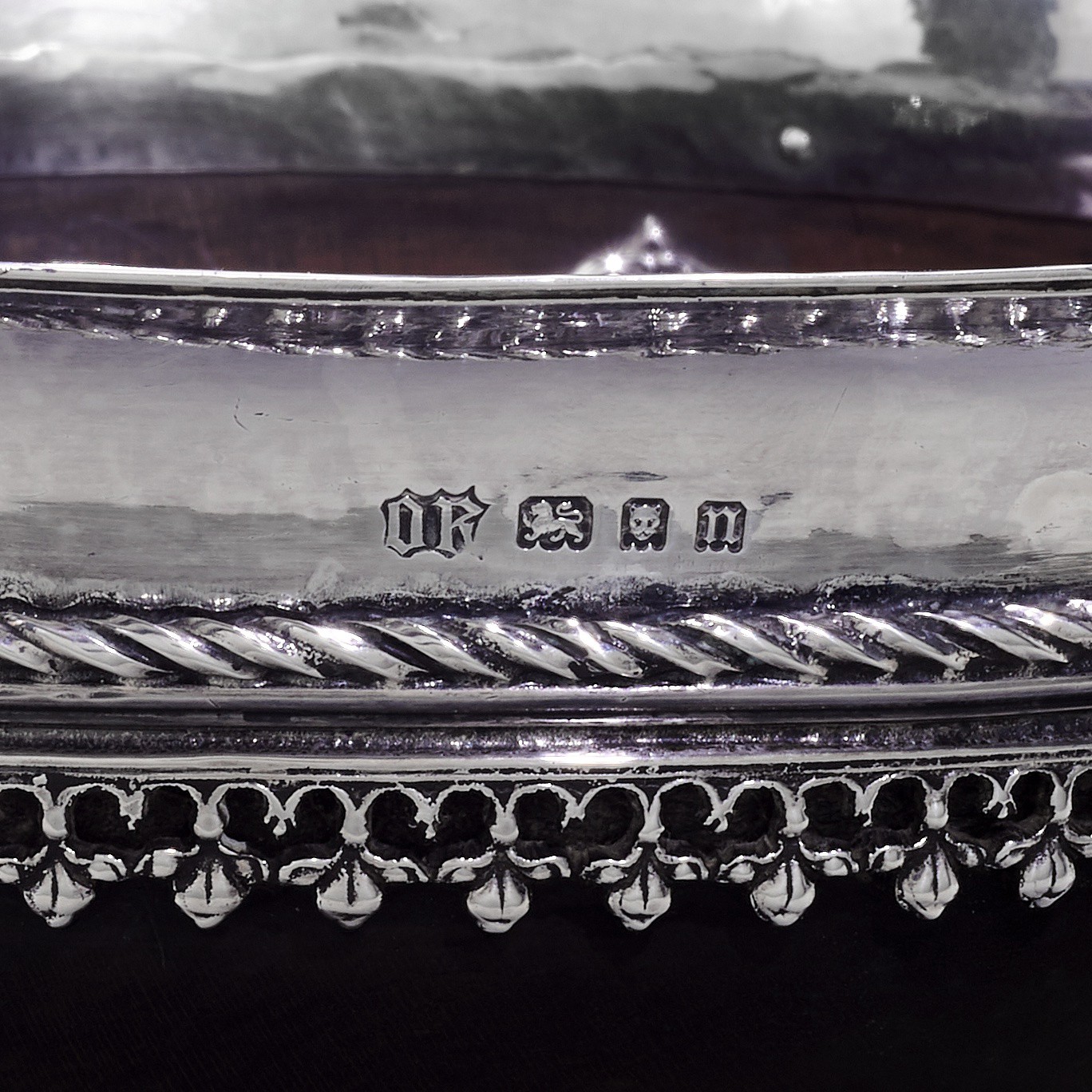 A George V silver-mounted and enamel mazer bowl, Omar Ramsden, London ...