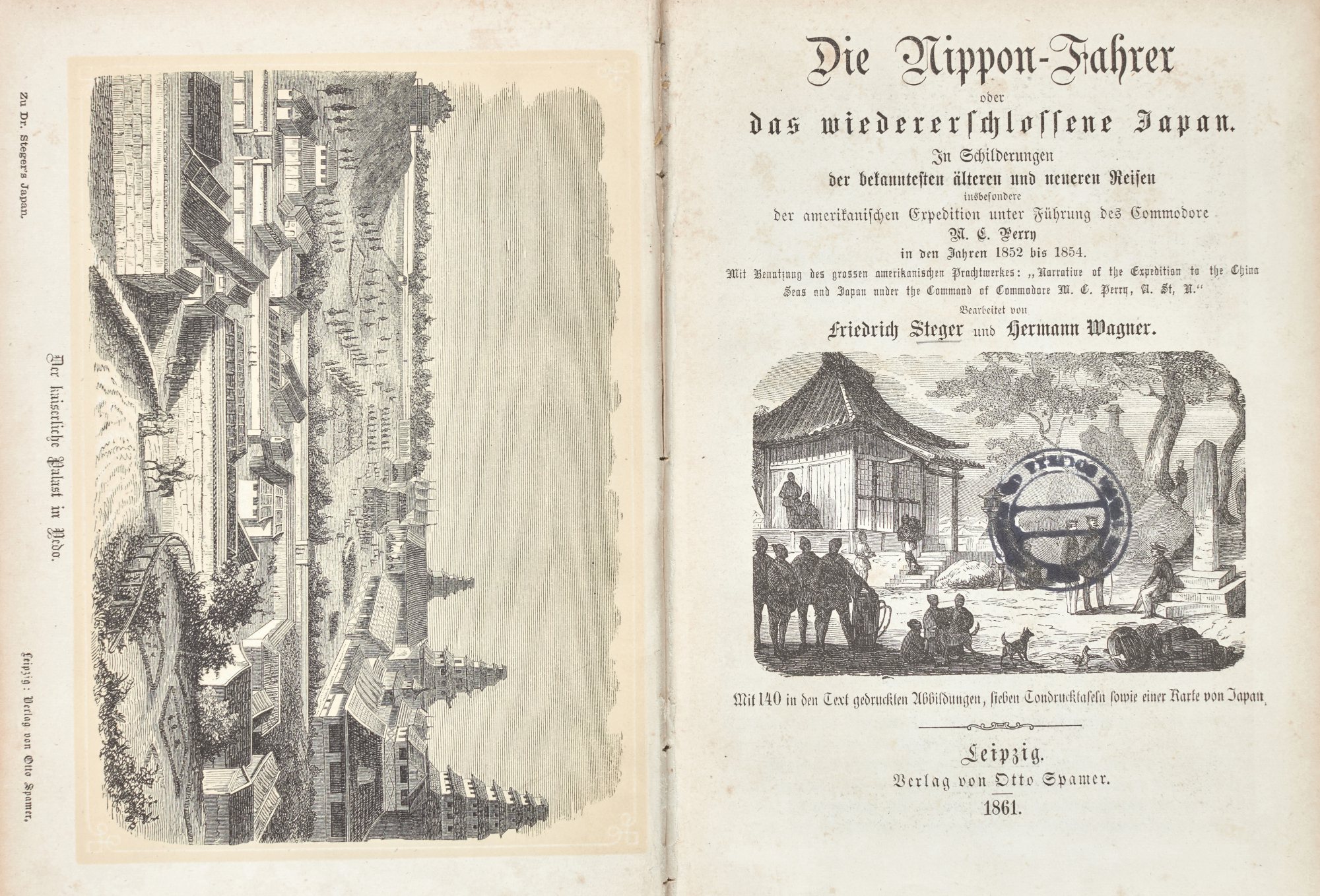 A group of foreign language books on Japan, some from the library of ...