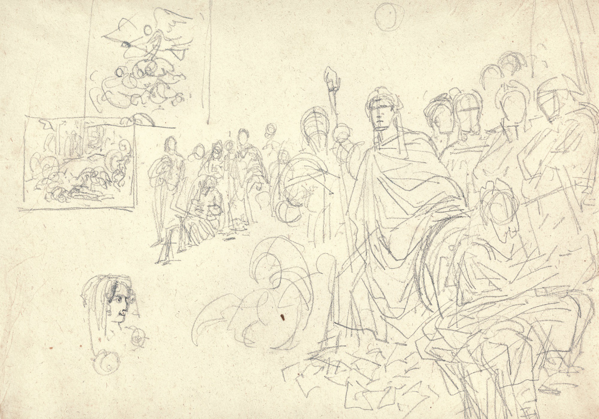 KARL PAVLOVICH BRIULLOV | A COLLECTION OF 52 DRAWINGS AND SKETCHES ...