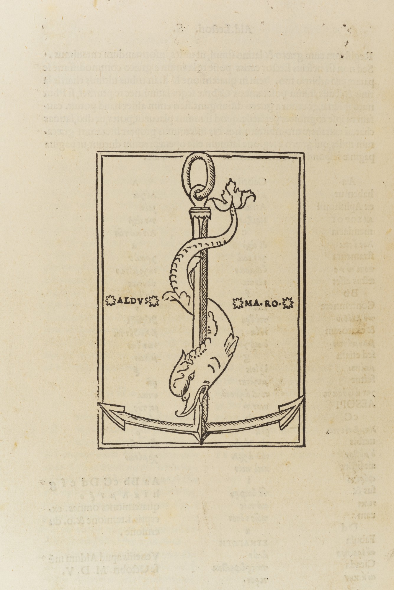 Aesopus, Venice, Aldus, 1505, nineteenth-century brown morocco by ...