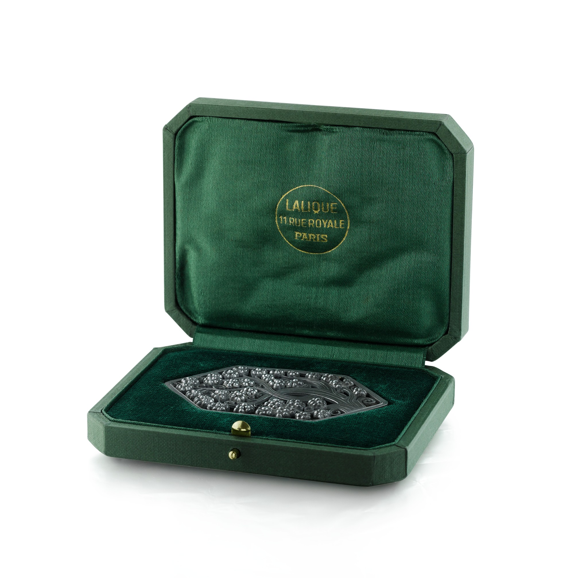 Broche acier et aluminium, "Mûres" | Steel and aluminium brooch ...