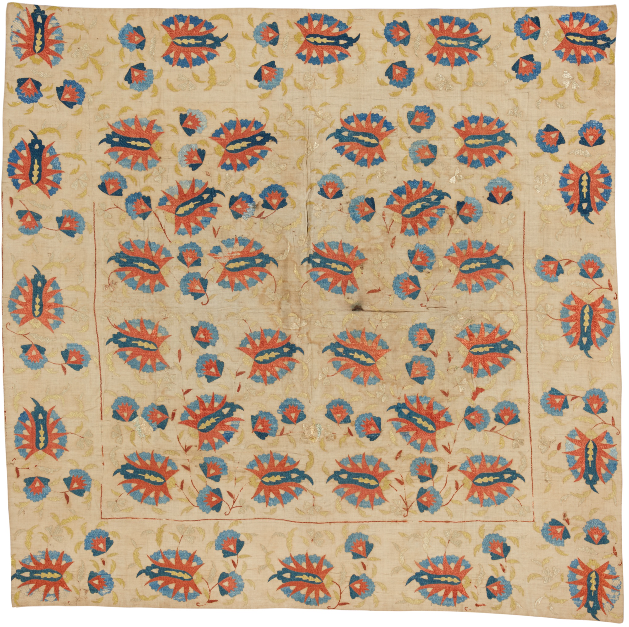 TWO EMBROIDERED 'BOHÇA' PANELS, OTTOMAN, 17TH CENTURY AND LATER ...