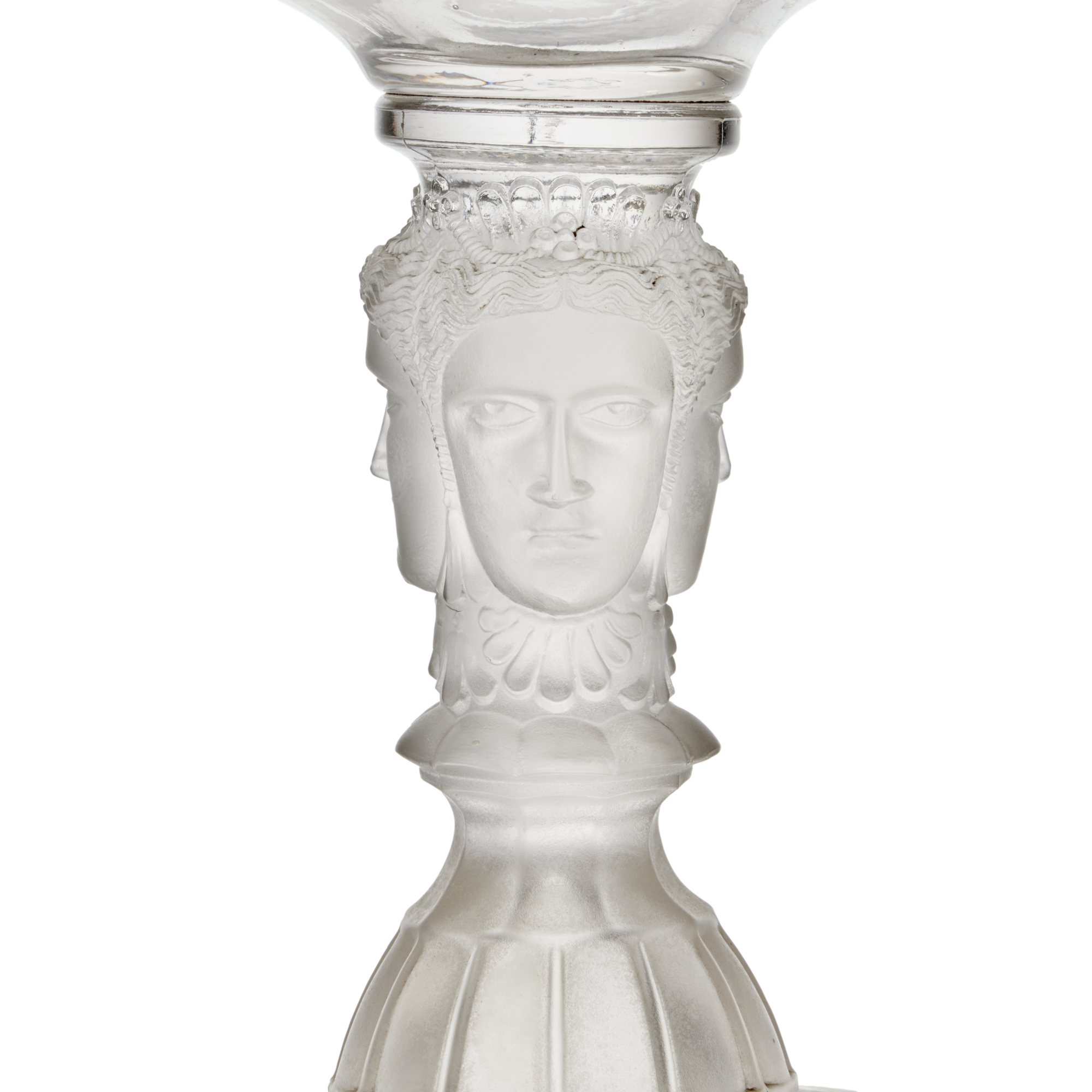 A Colorless and Frosted Glass Fluid Lamp, White Flame Light Company ...