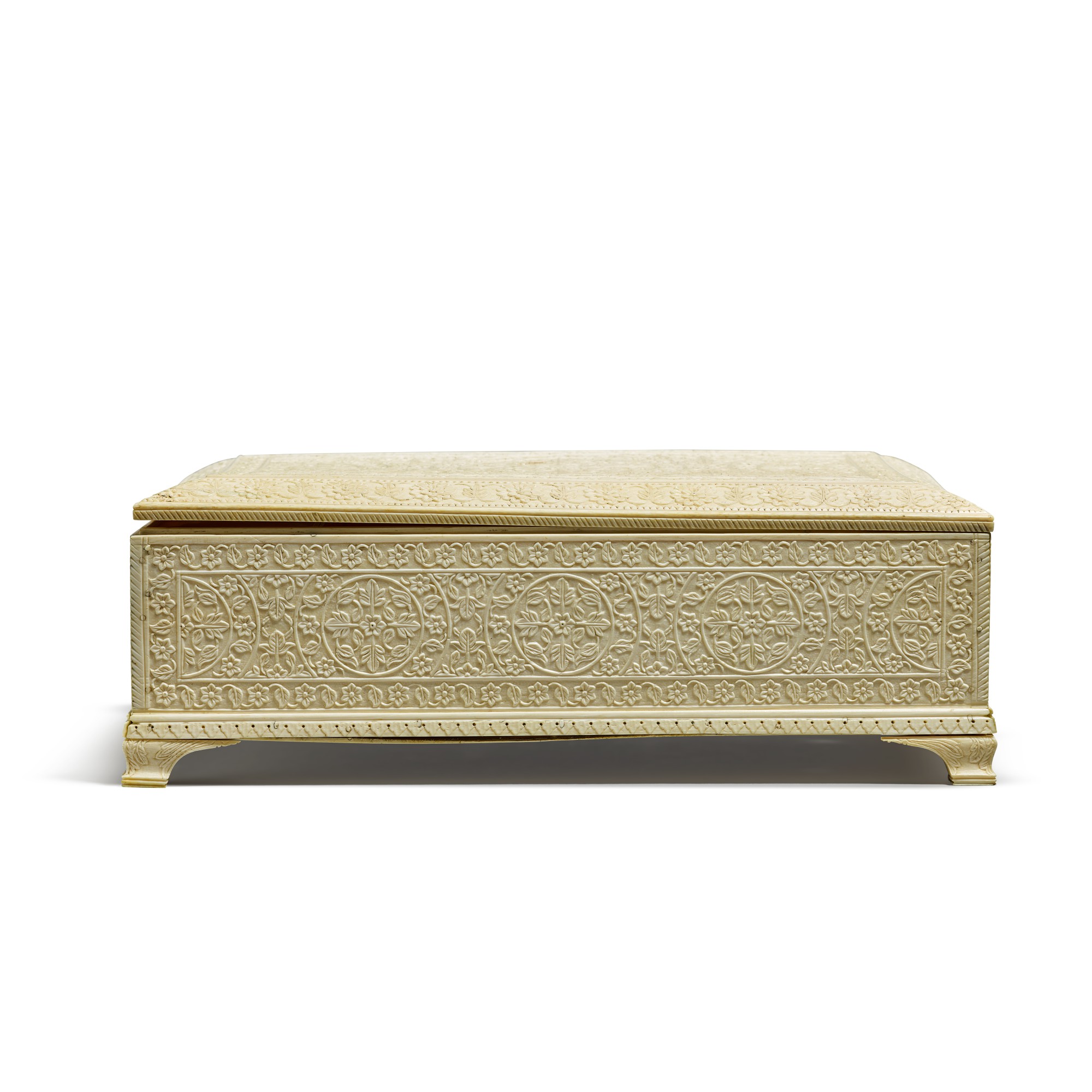 A Mughal carved ivory scribe's box, India, 18th century | Arts of the ...