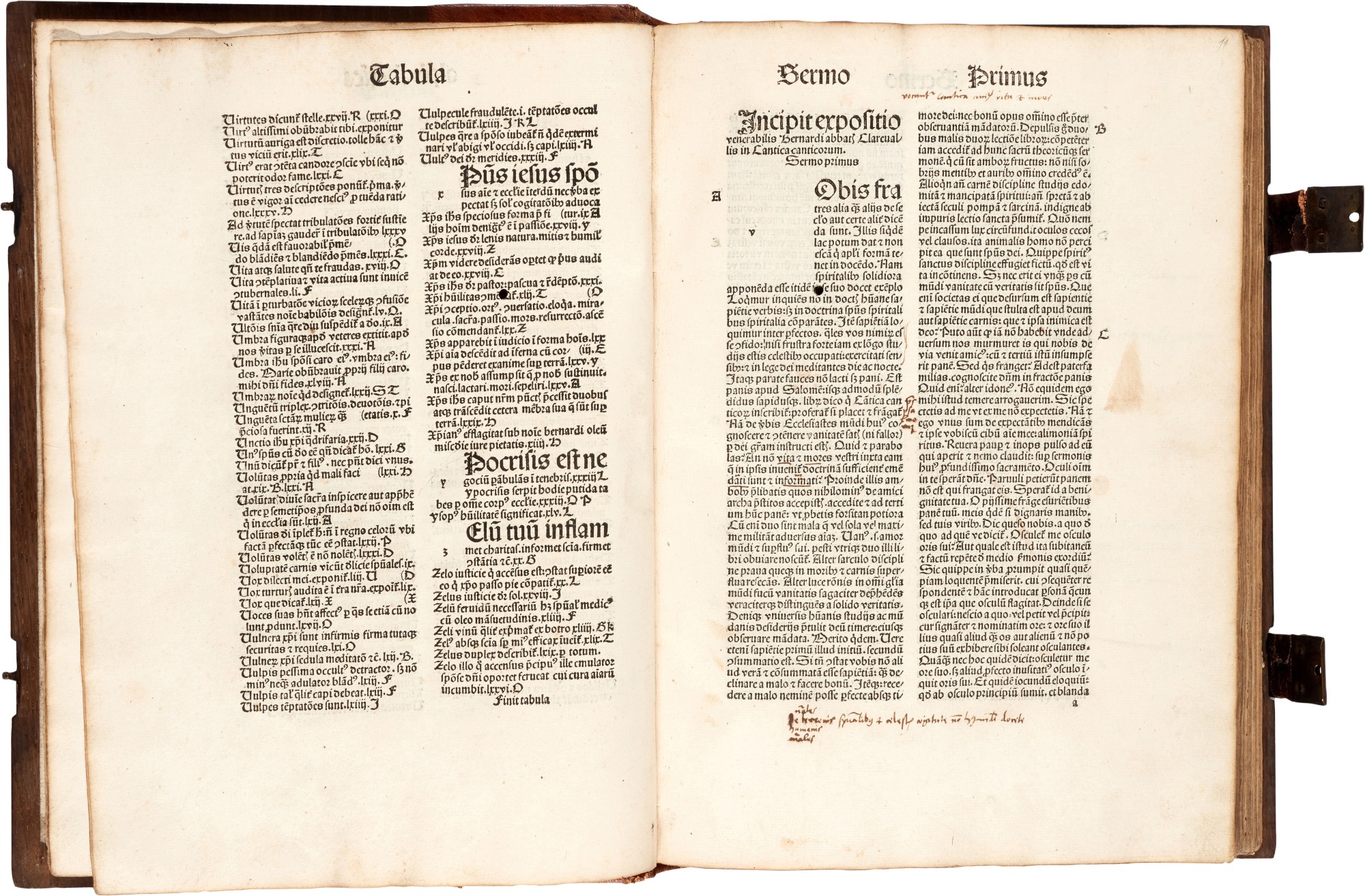 Bernardus Claravallensis, Sermones super Cantica canticorum, Strassburg ...