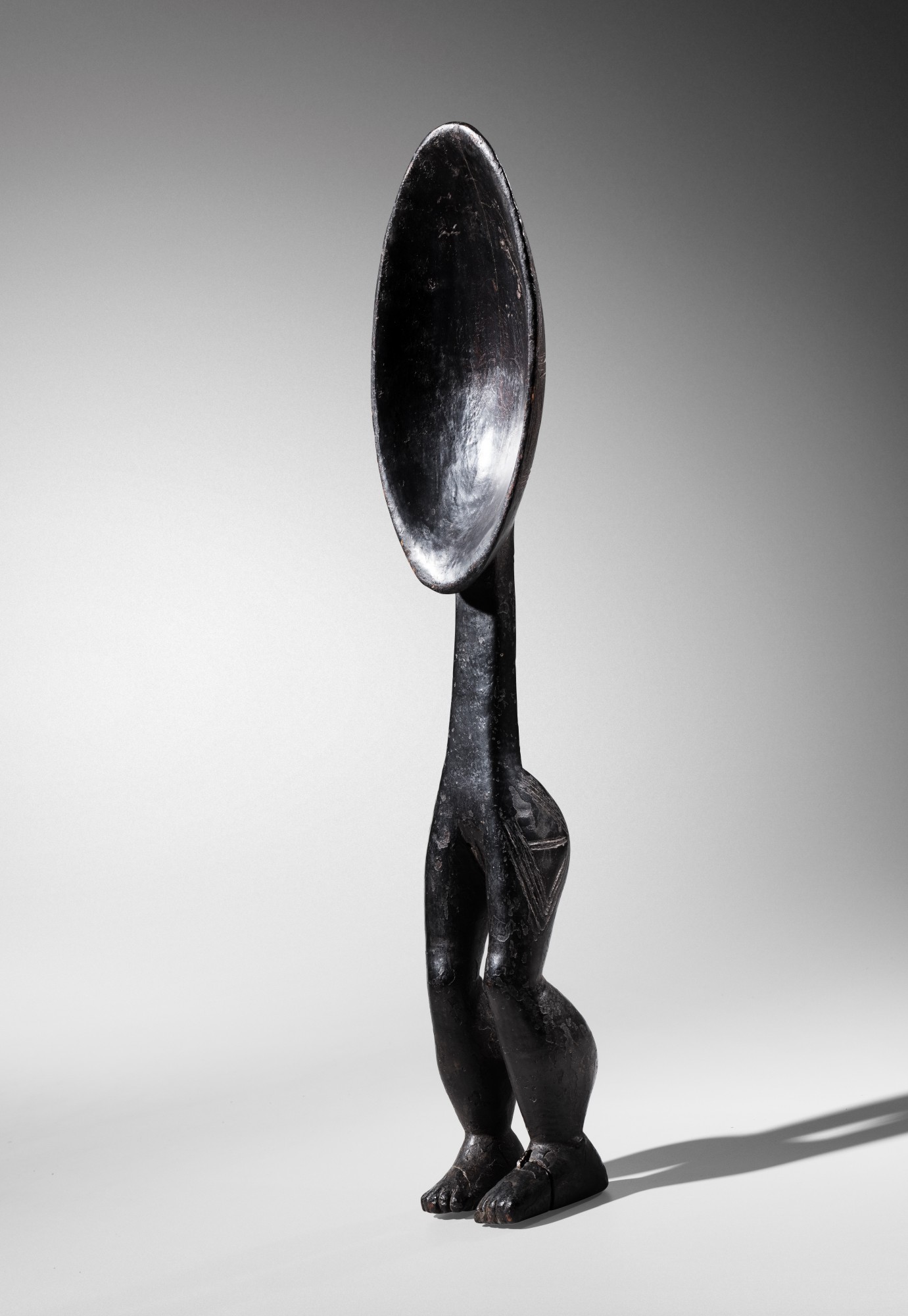 Cuiller anthropomorphe, Dan, Côte d'Ivoire | Dan anthropomorphic spoon ...