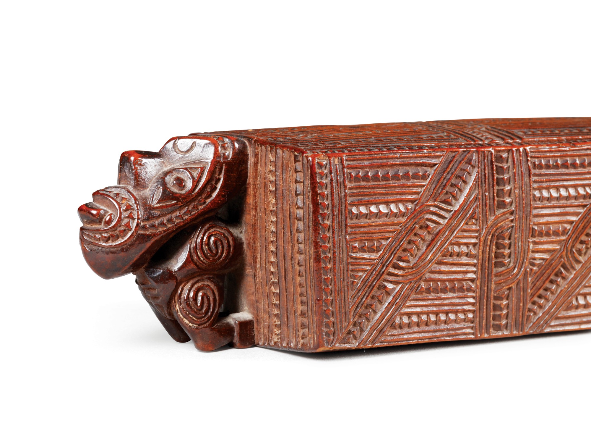 Boîte à trésor papahou, Maori, Nouvelle-Zélande | Maori Papahou ...