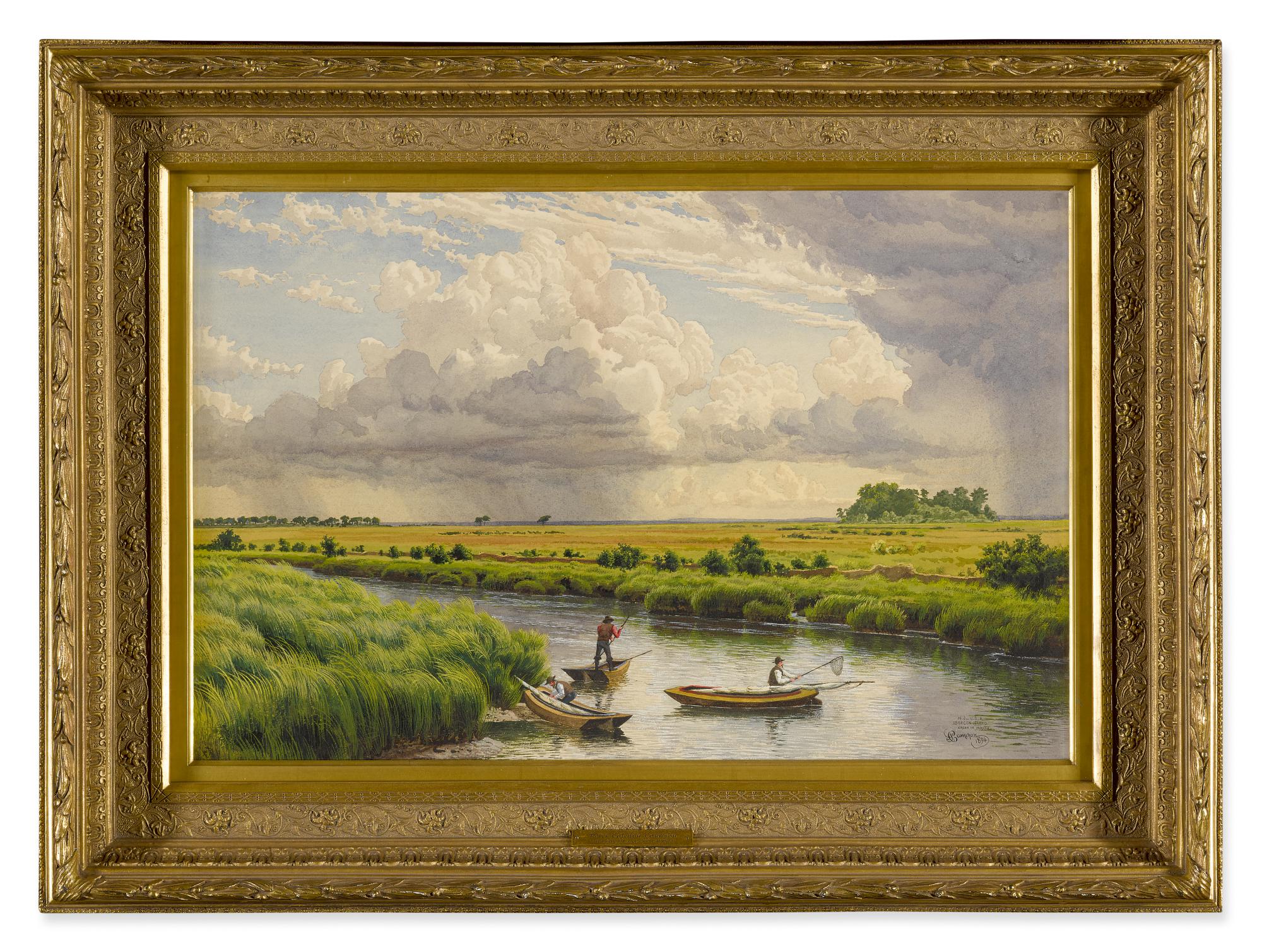 PETER CALEDON CAMERON | CREEK IN MARSH, ABSECON ISLAND | American Art ...